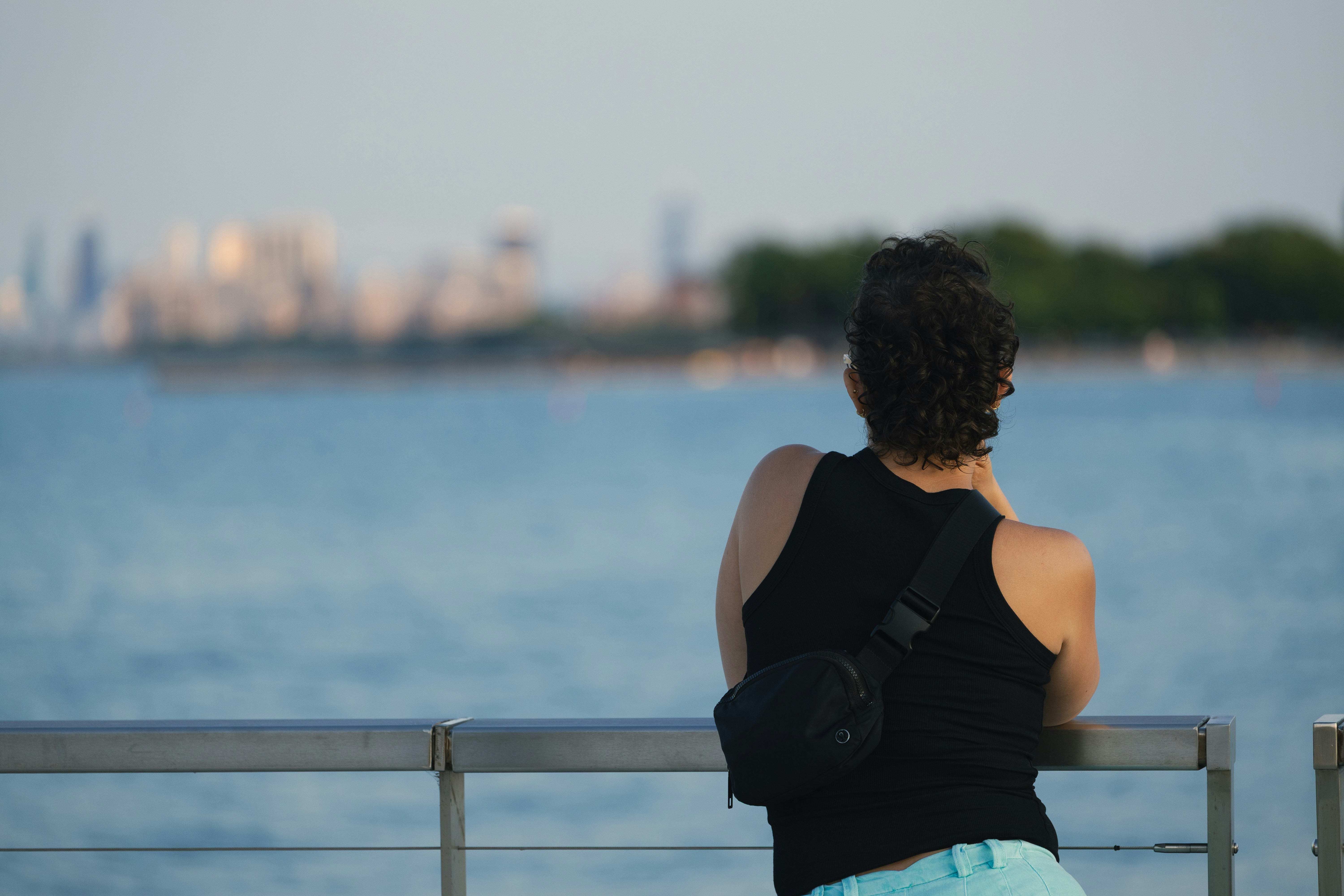 Eyes on the Horizon: A Personal Moment at the Waterfront