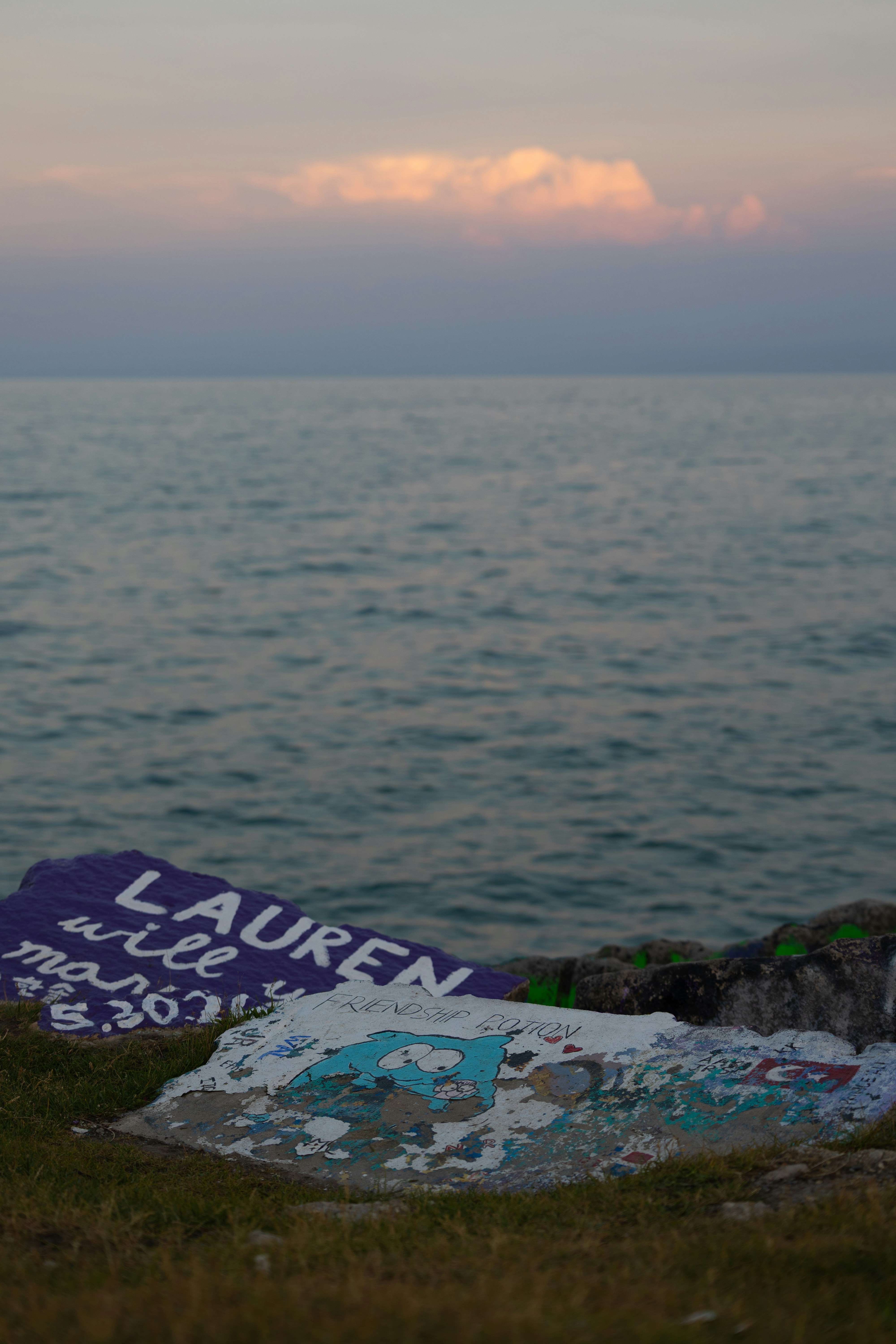 Coastal Shelter: Painted Messages by the Water
