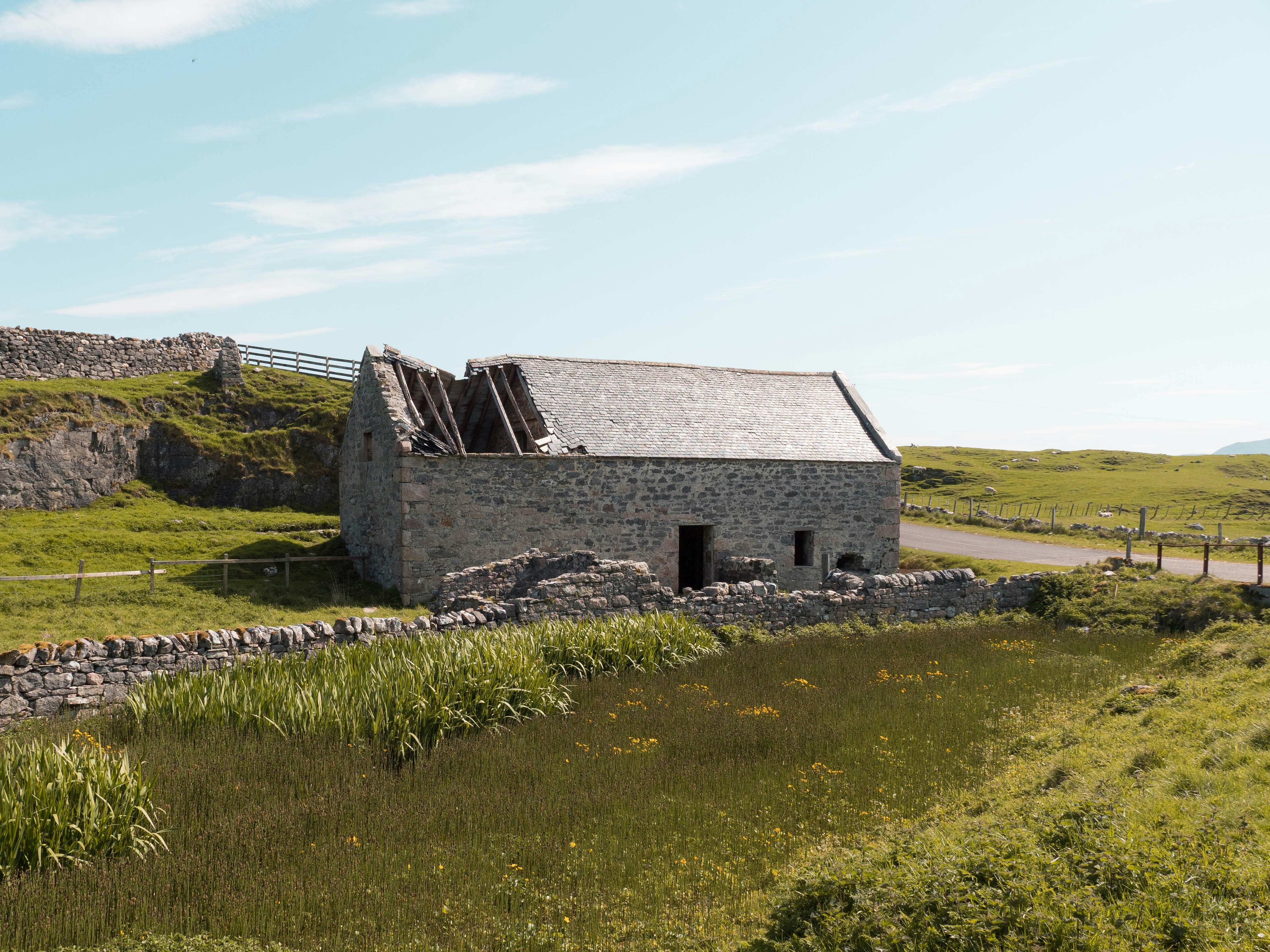 Stone Cottage on a Windward Welsh Ridge
