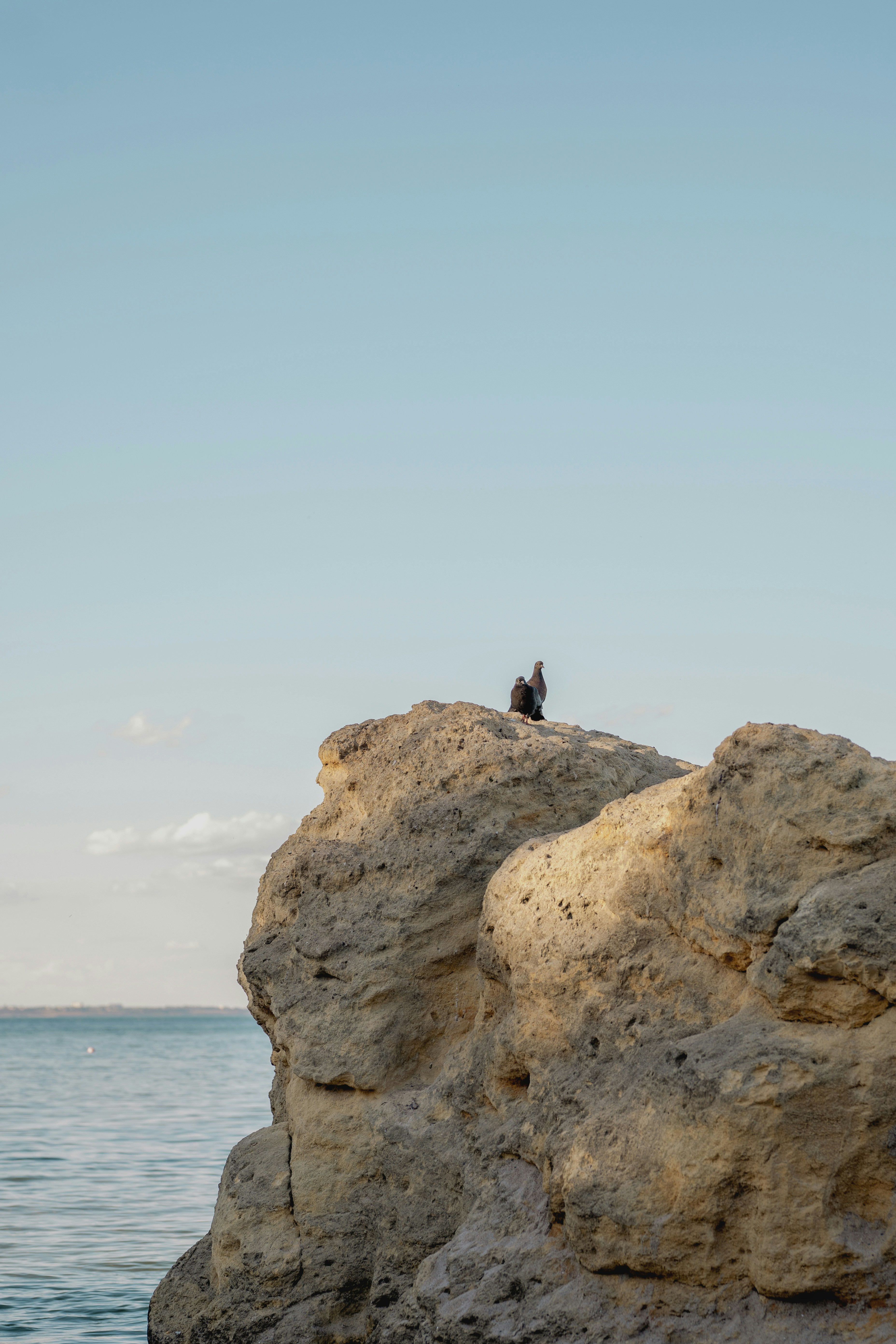 A Lone Figure On the Edge: Quiet Resolve on a Cliff