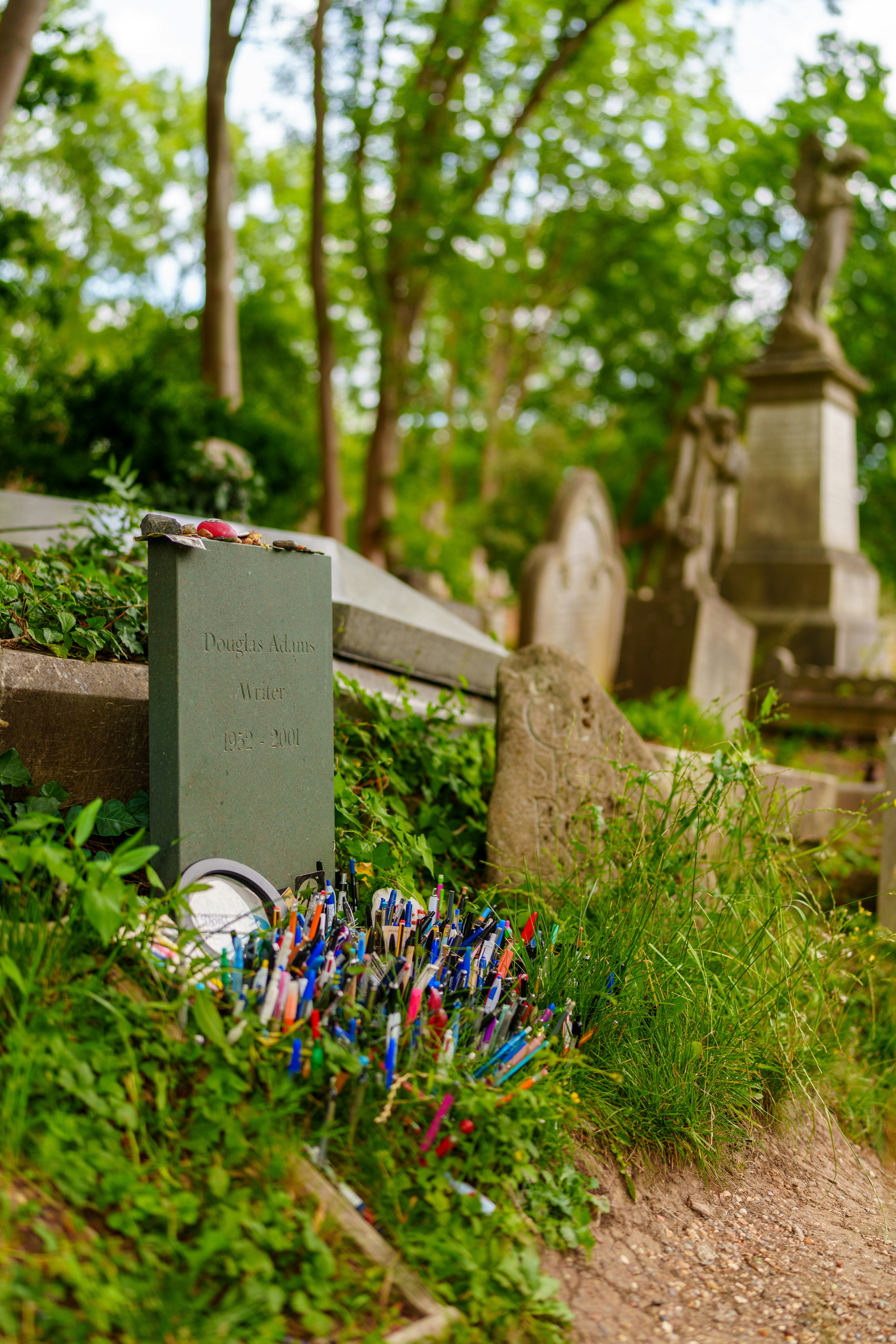 Memorial Garden: A Shimmer of Pens and Stones