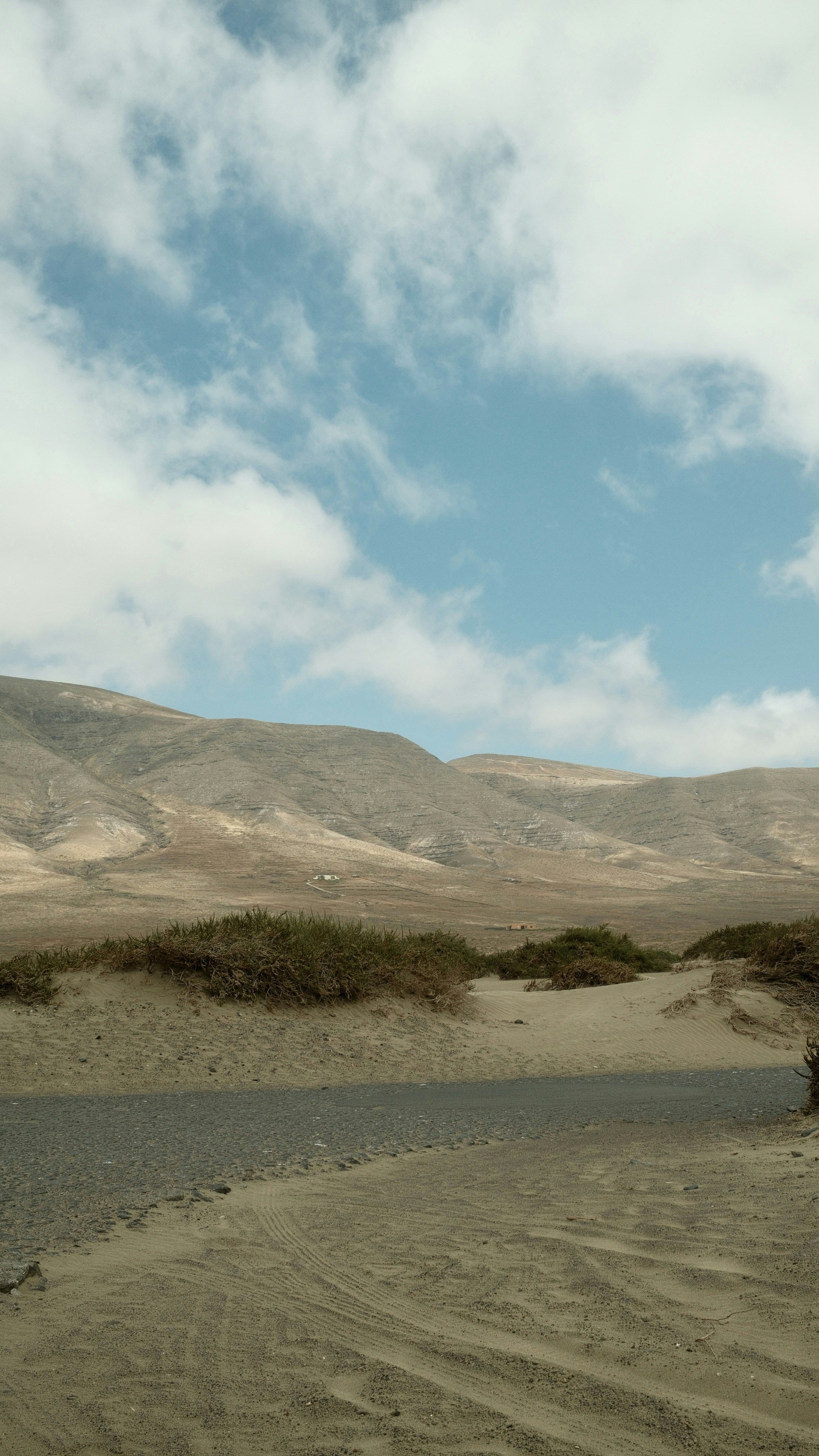 Desert Ridge under Wide Sky