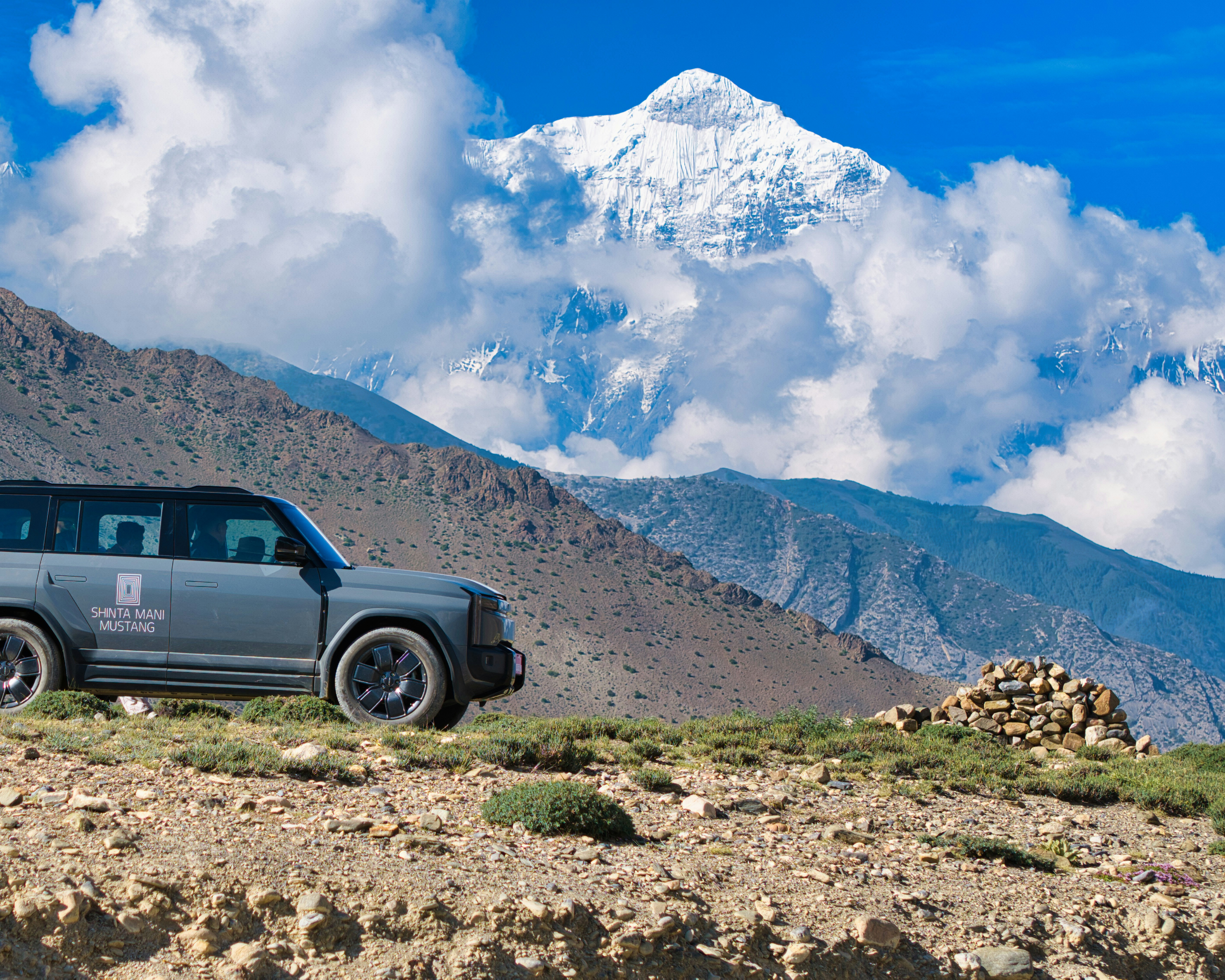 High Desert Expedition under a Snow Crown