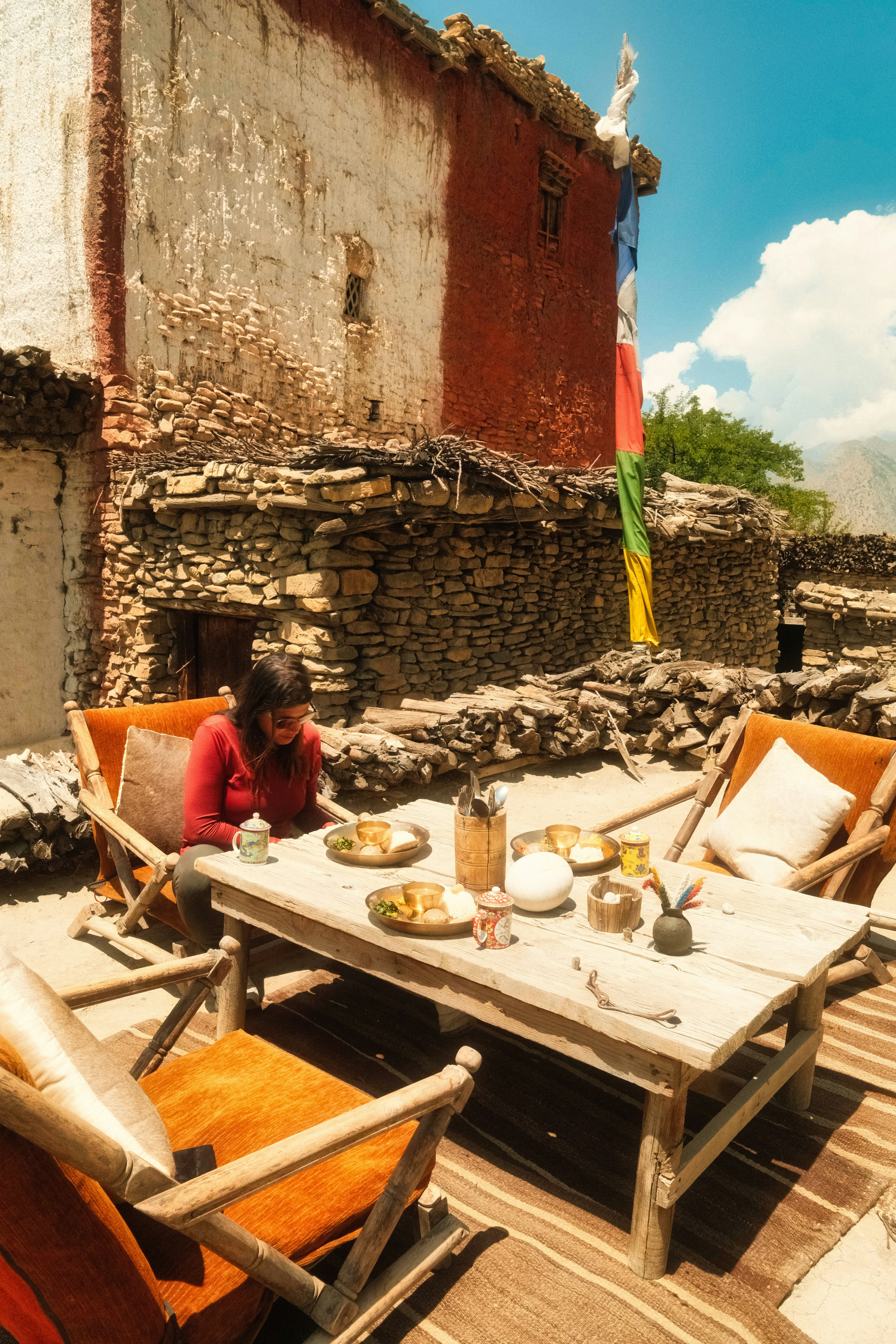 Outdoor Tea? A Cultural Pause at the Stone Courtyard