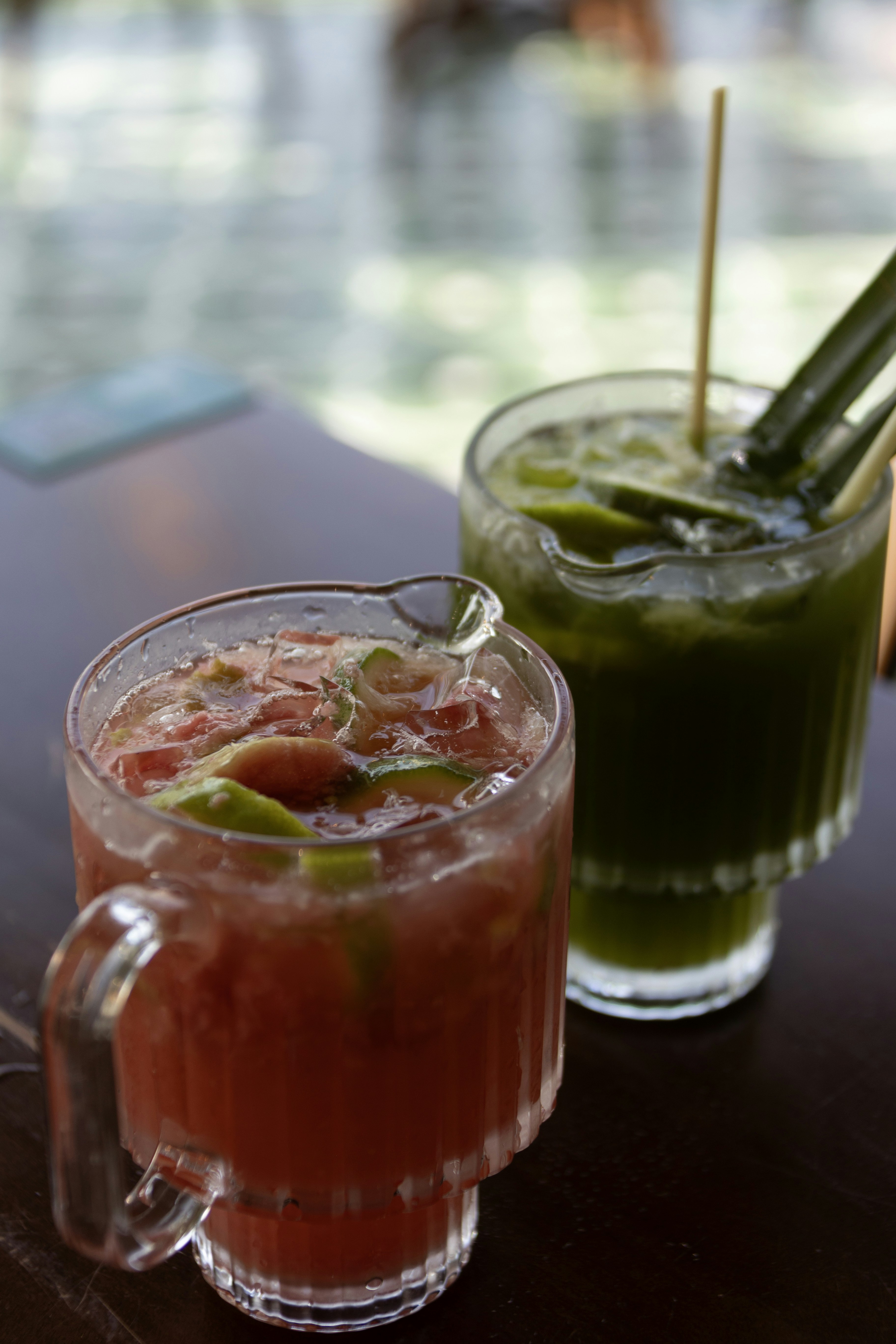 Juiced in Focus: Crimson and Emerald Cocktails at Barside