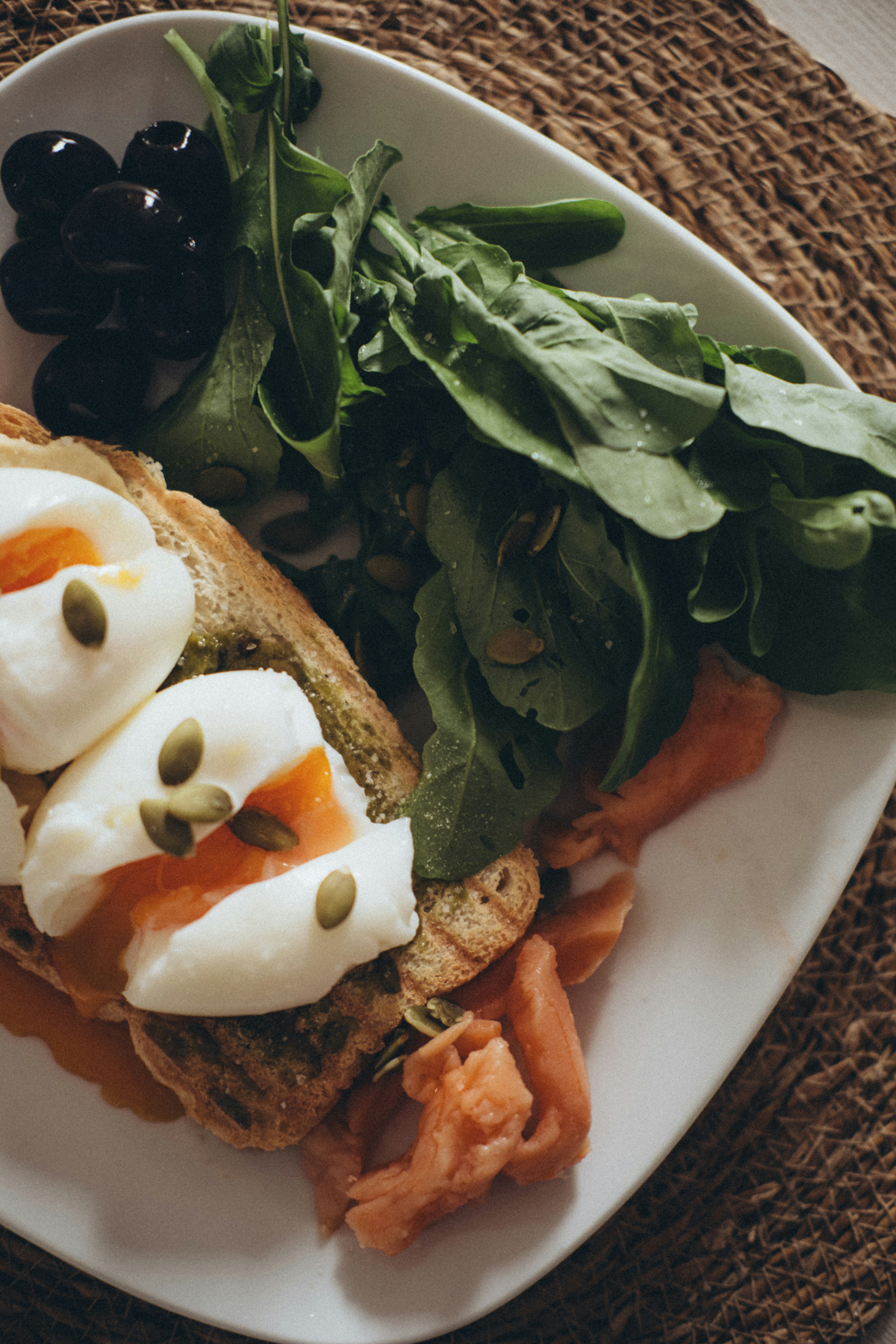 Savory Open-Faced Toast with Burrata, Smoked Salmon, and Greens