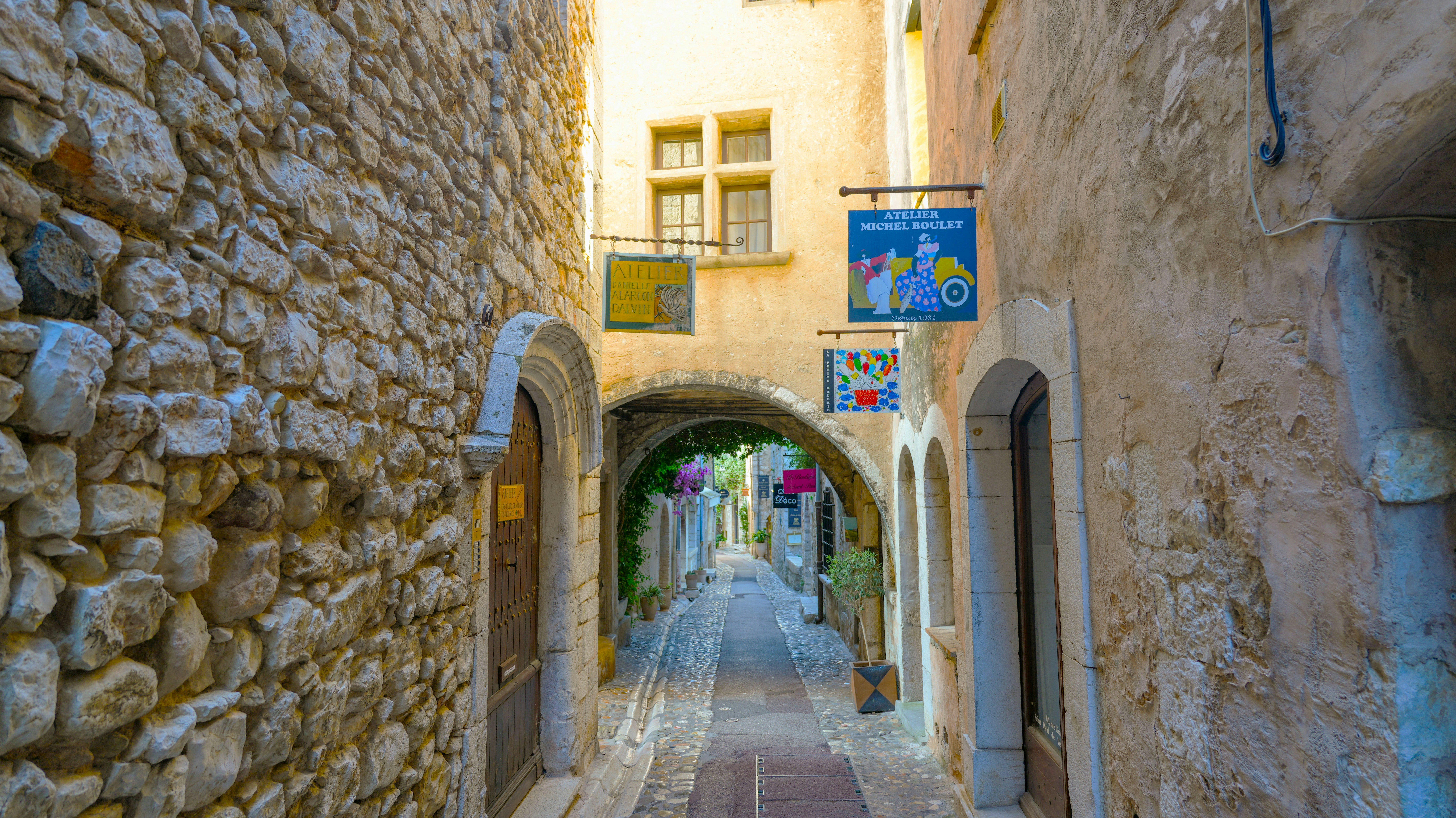 Arched Alleyway Through Time
