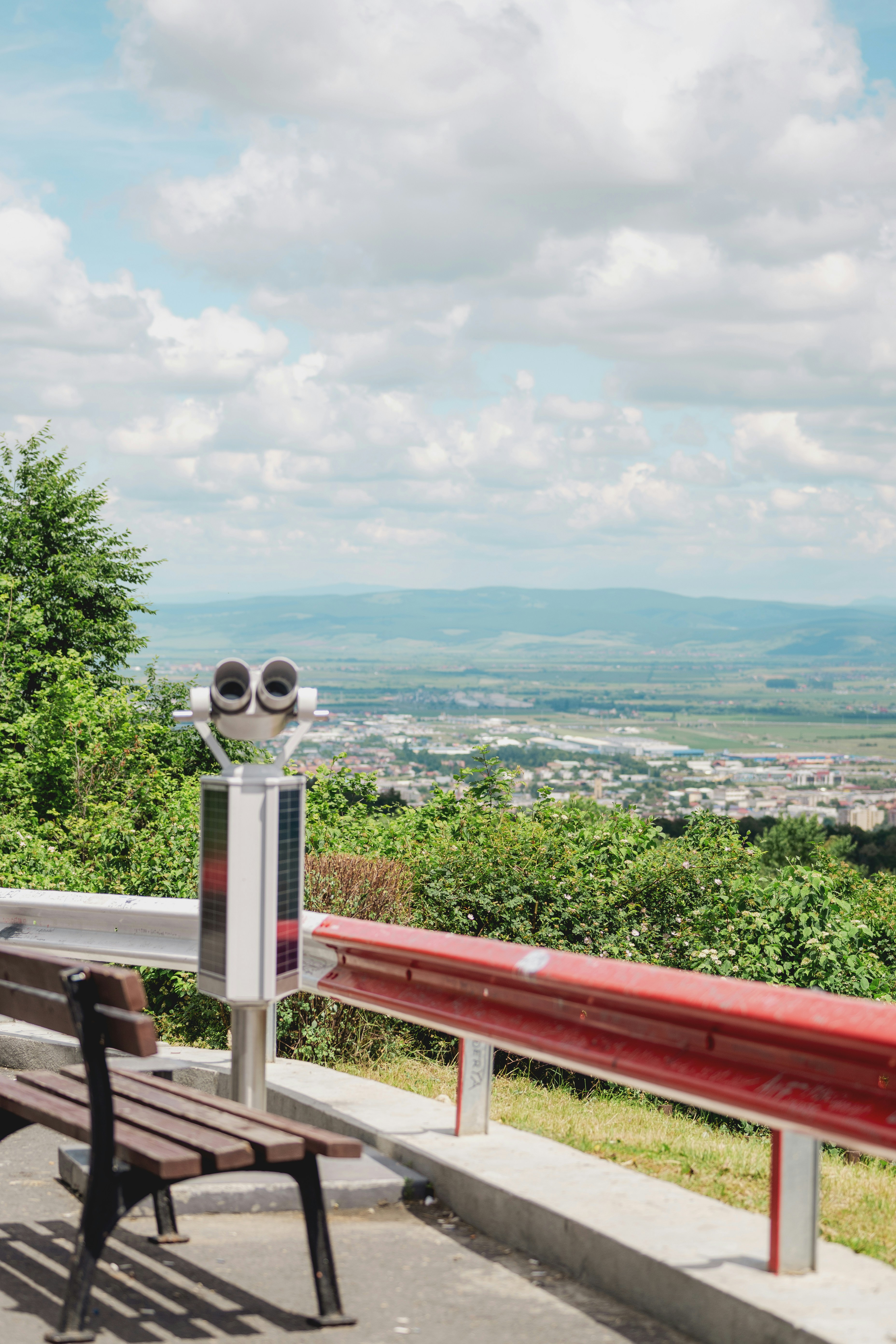 Horizon Overlook: Binoculars at the Scenic Rail