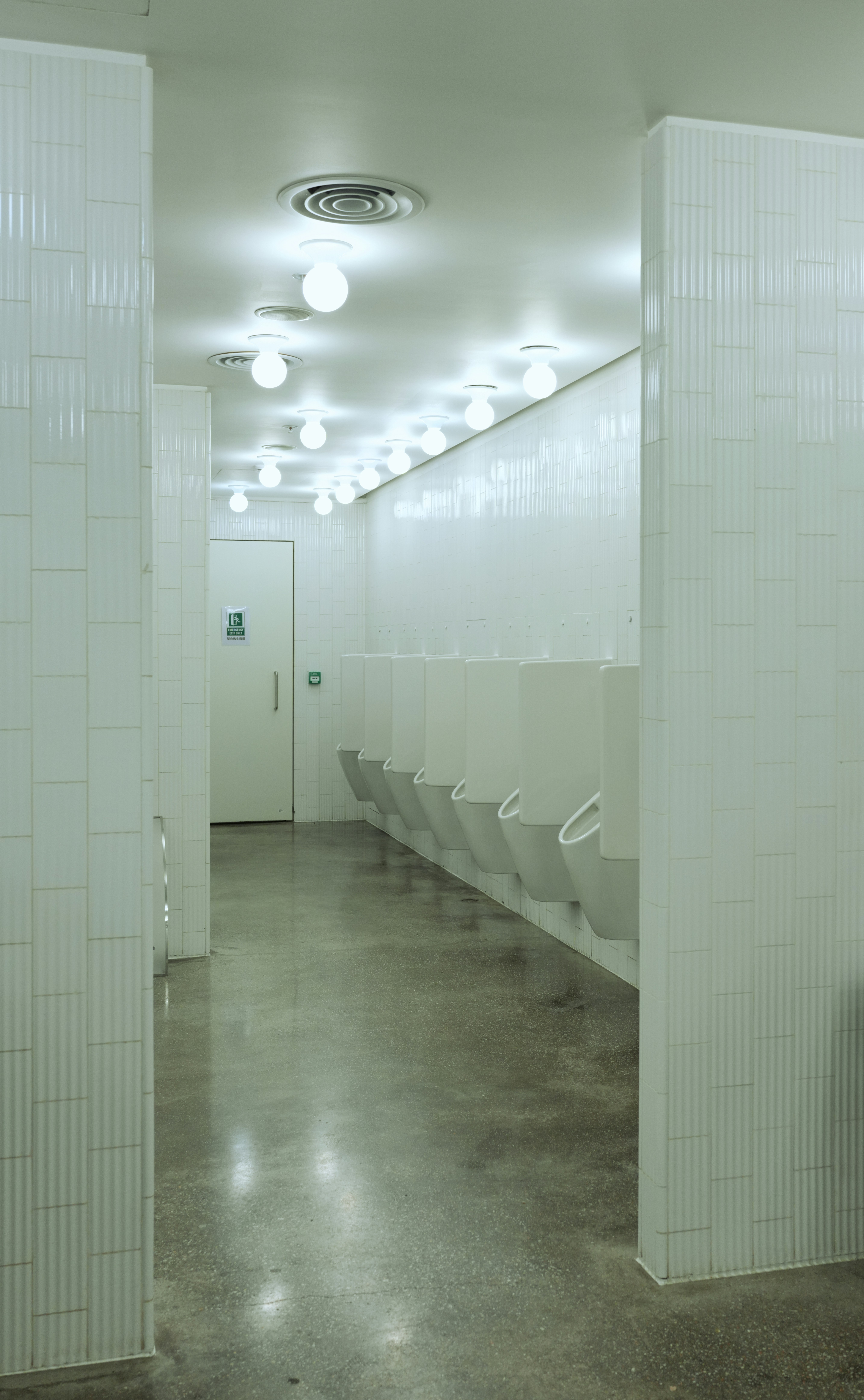 Halcyon Sink Corridor: White Tiles and Neon Echoes