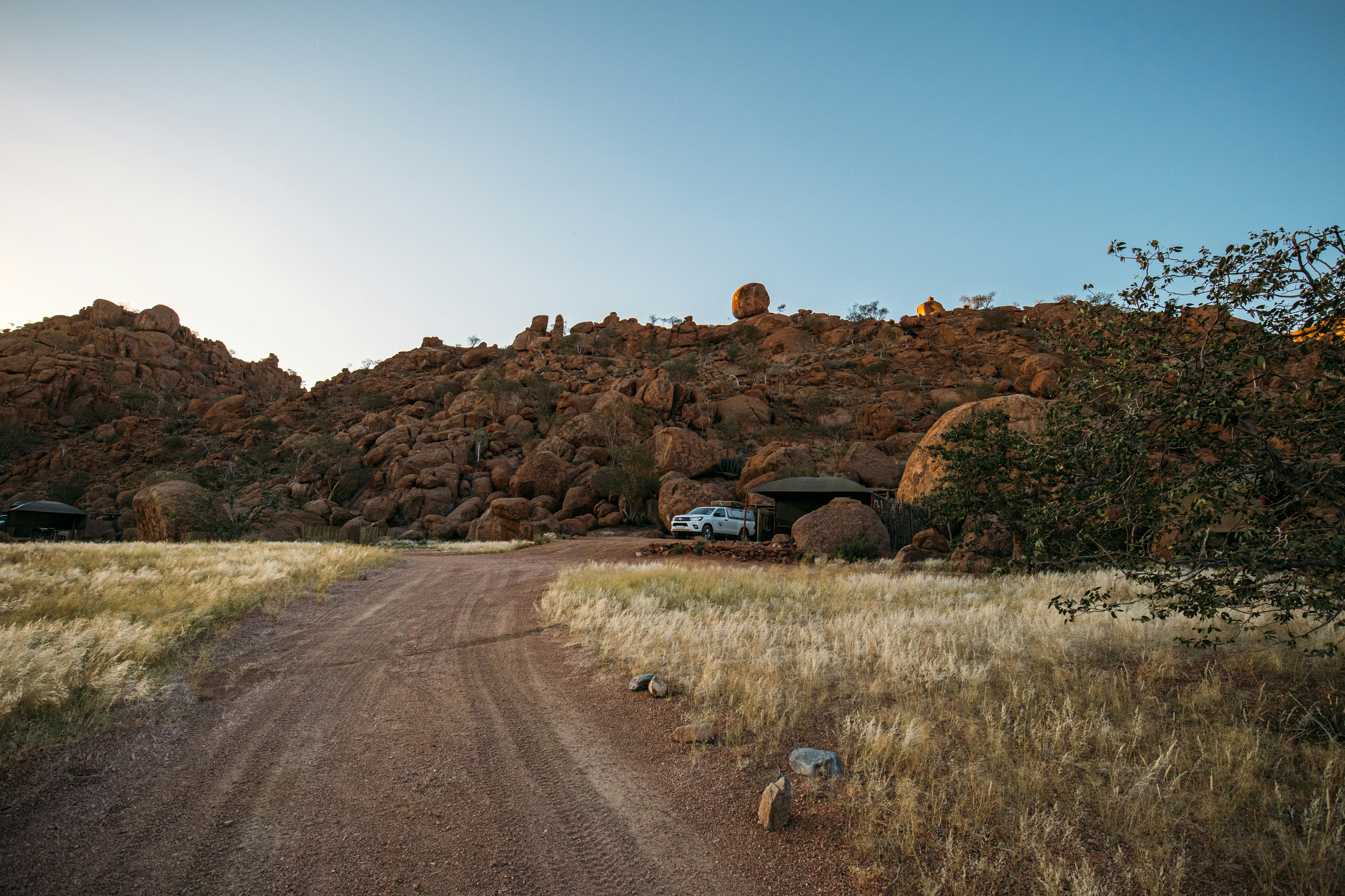 Rugged Road to the Rock Dome