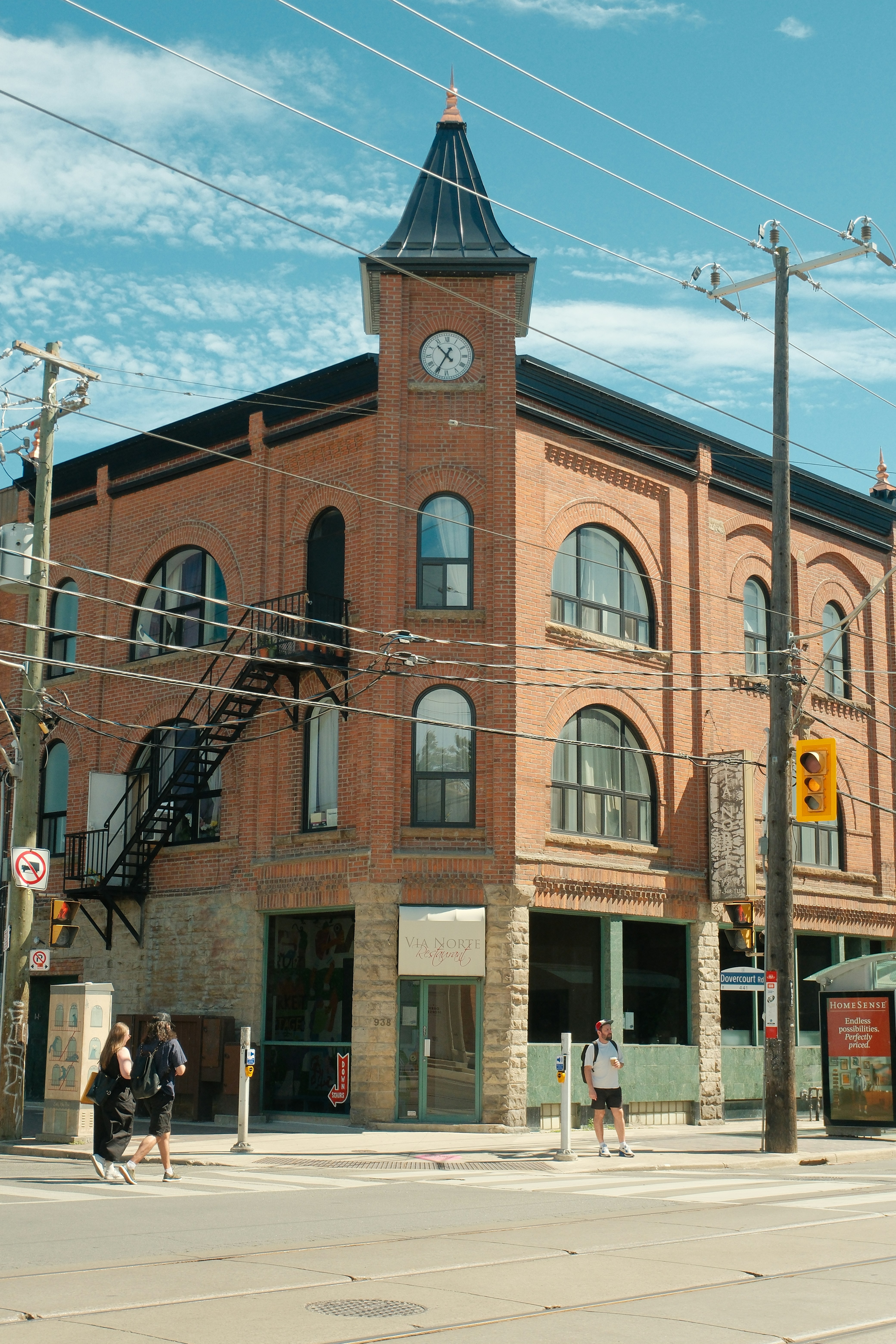 Brick Clocktower Portal: A Cornerstone of Street-Level History