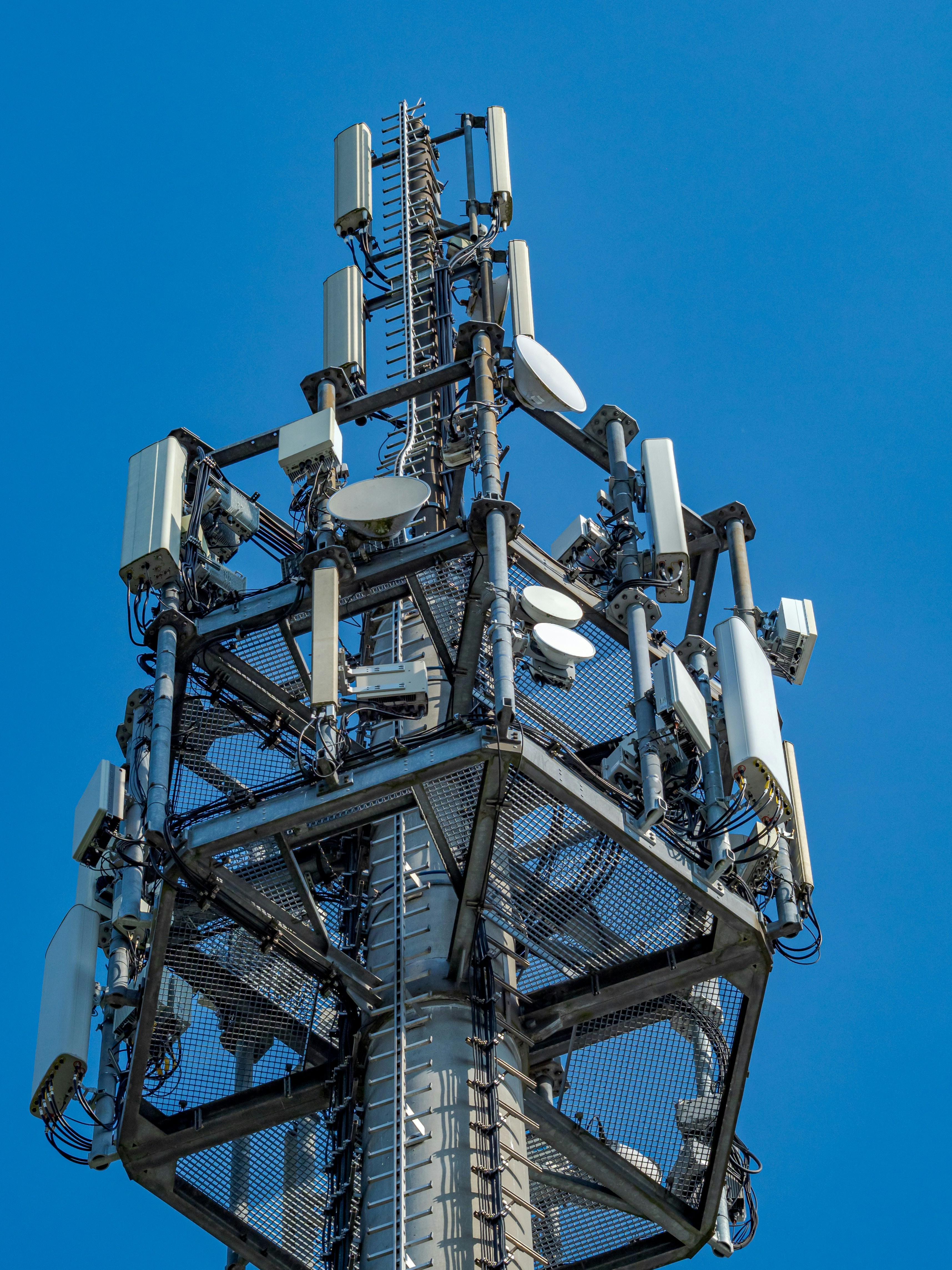 Towering Signals: A Vertical Portrait of Antenna Majesty