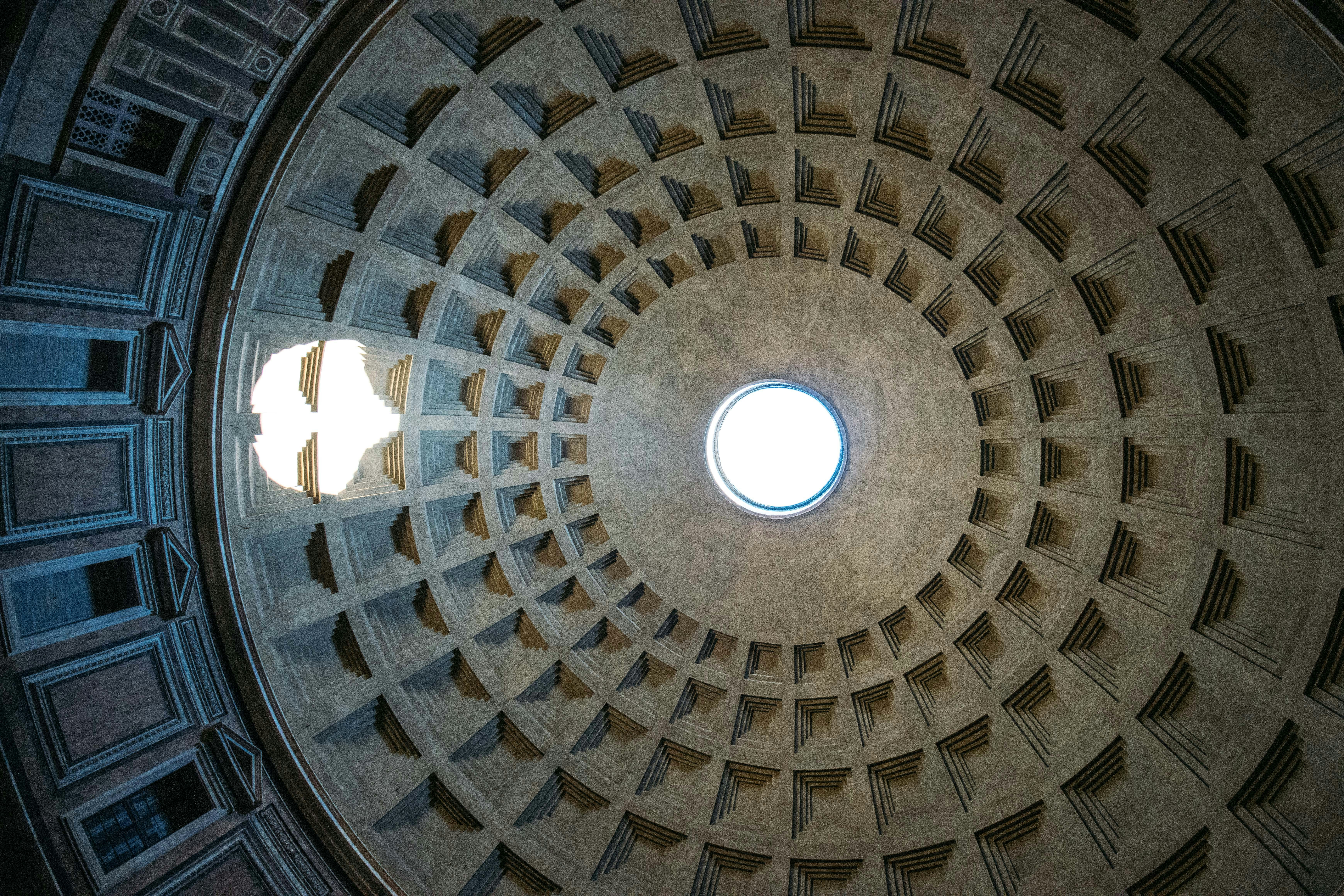 Inner Concentric Dome: Light, Shadow, and Repetition