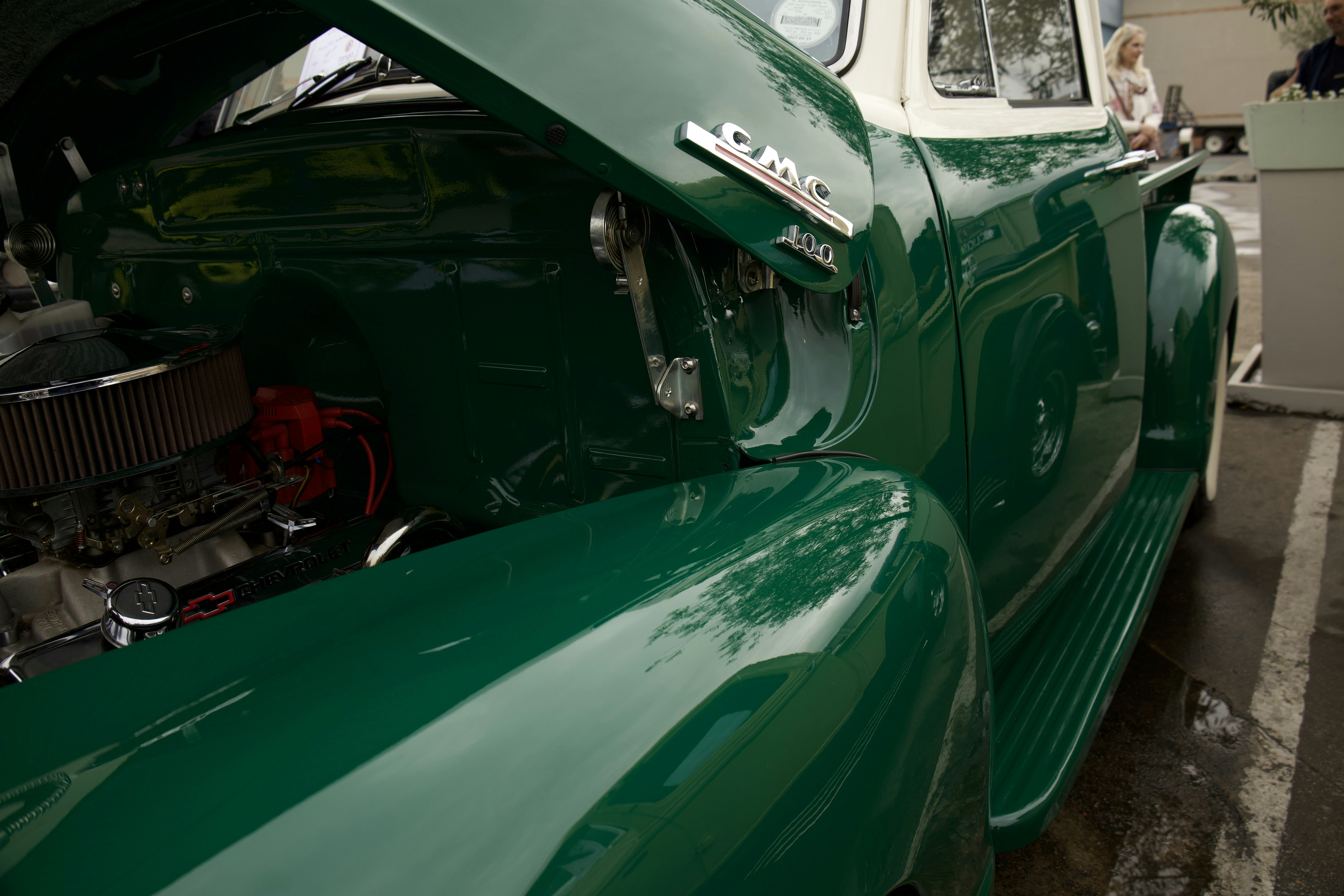 Emerald Cadillac: A Glimpse Under the Hood of a Classic