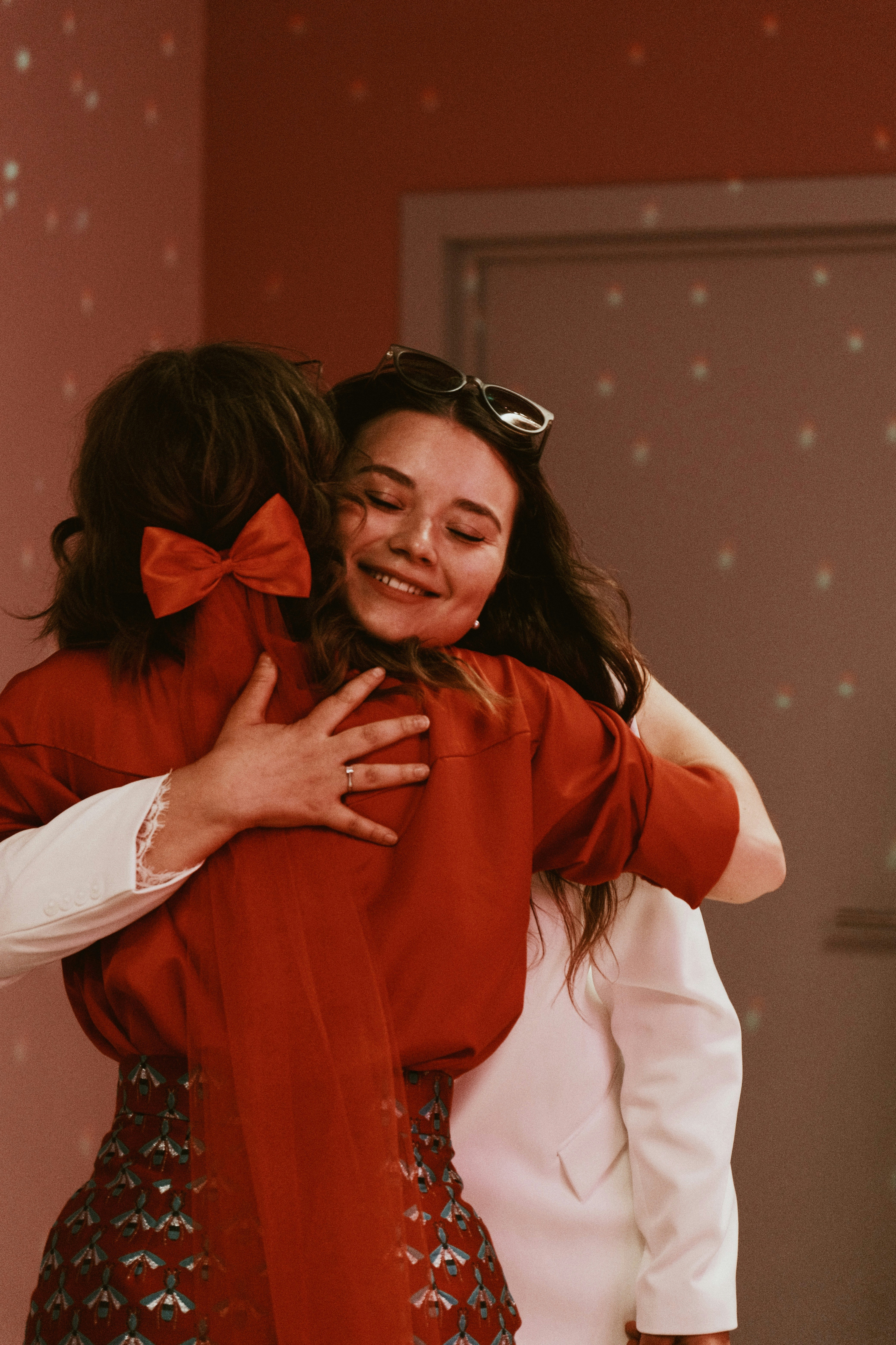 Warm Embrace in Soft Spotlight