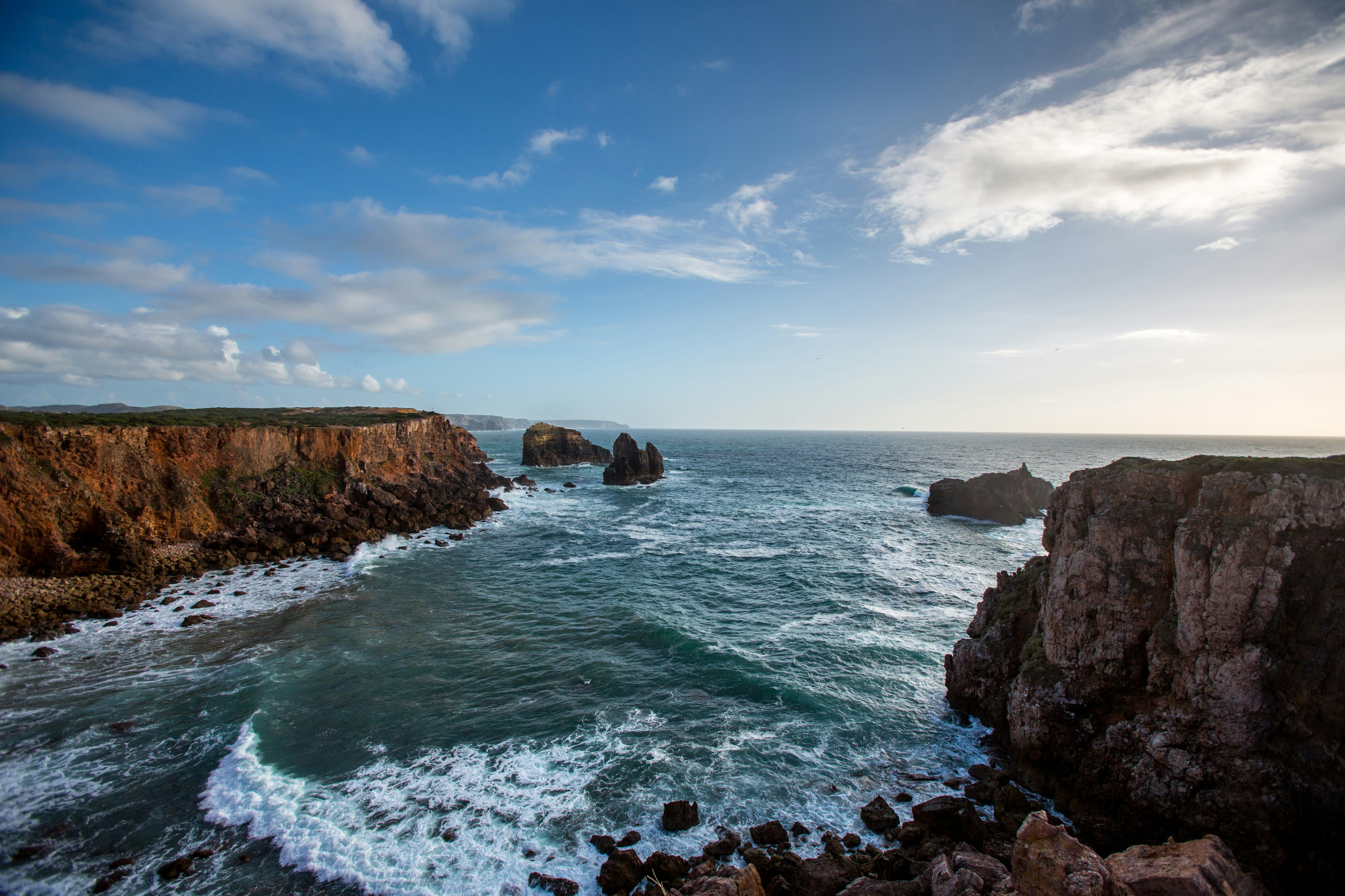 Cliffside Ocean Edge at Dusk