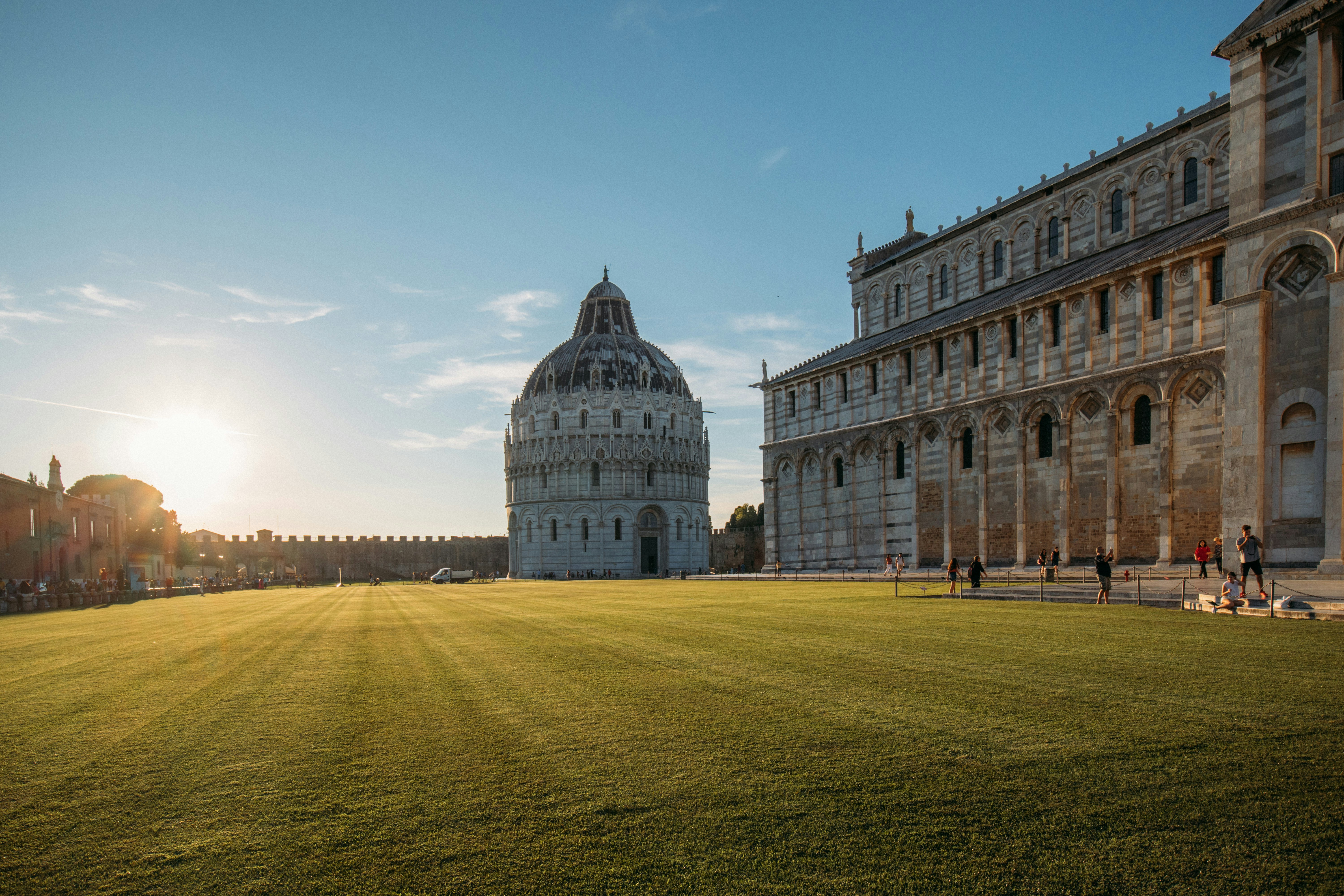 The Campo in the Evening Light: Leaning Toward the Cathedral