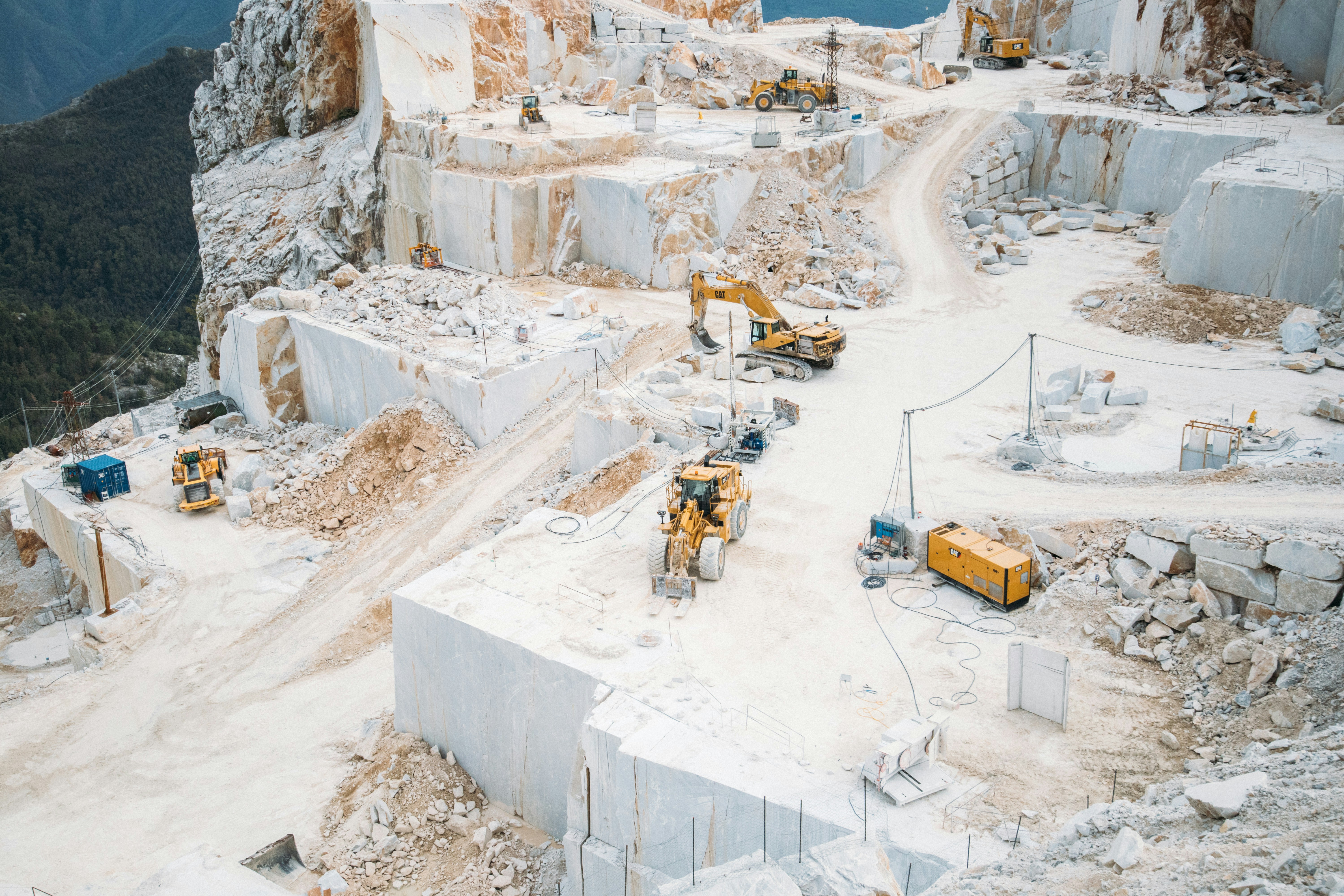 Industrial Terrace: A Grim Geometry of Quarry Terraces