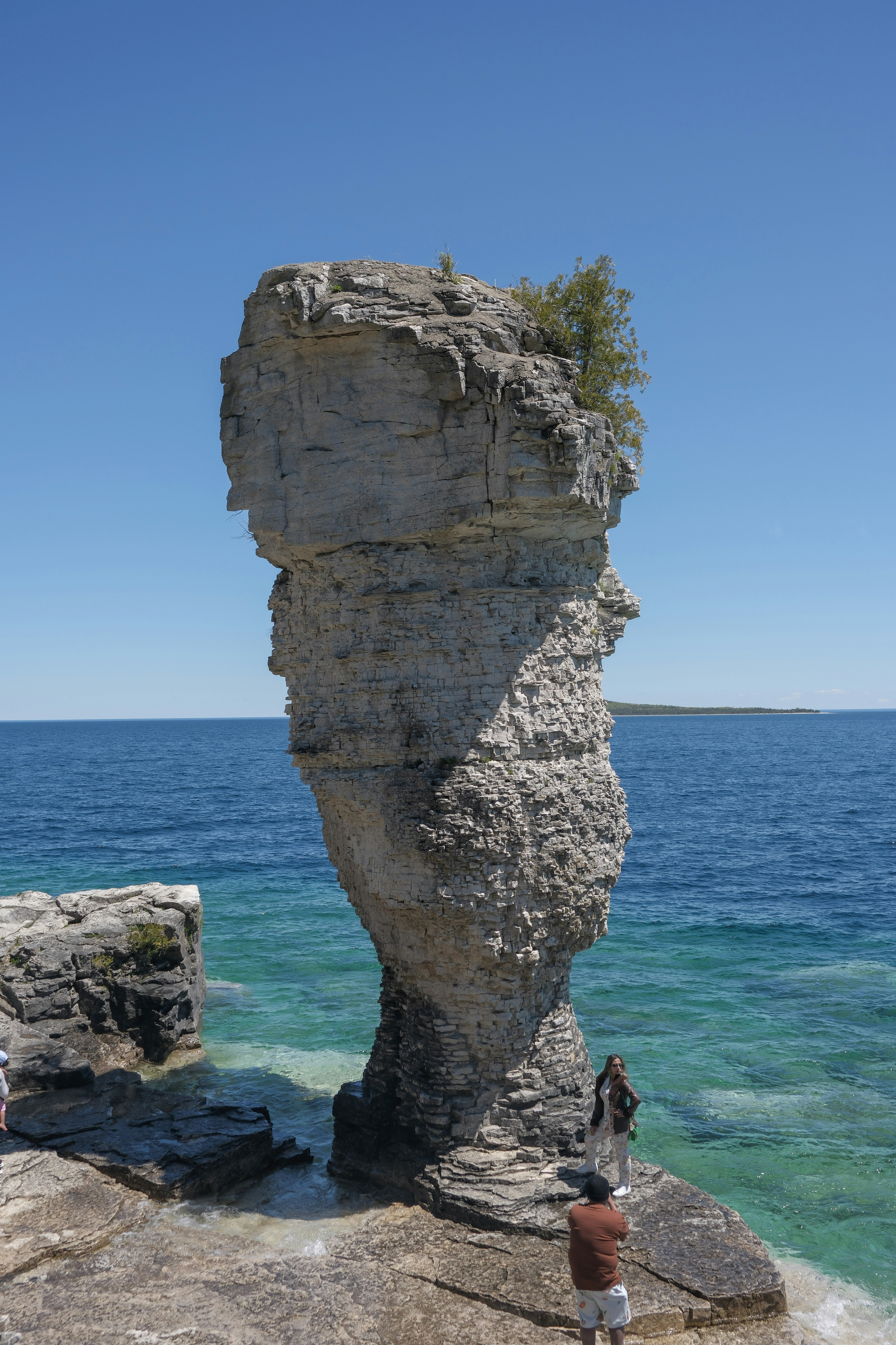 Sea Stack Sentinel at the Edge of Blue
