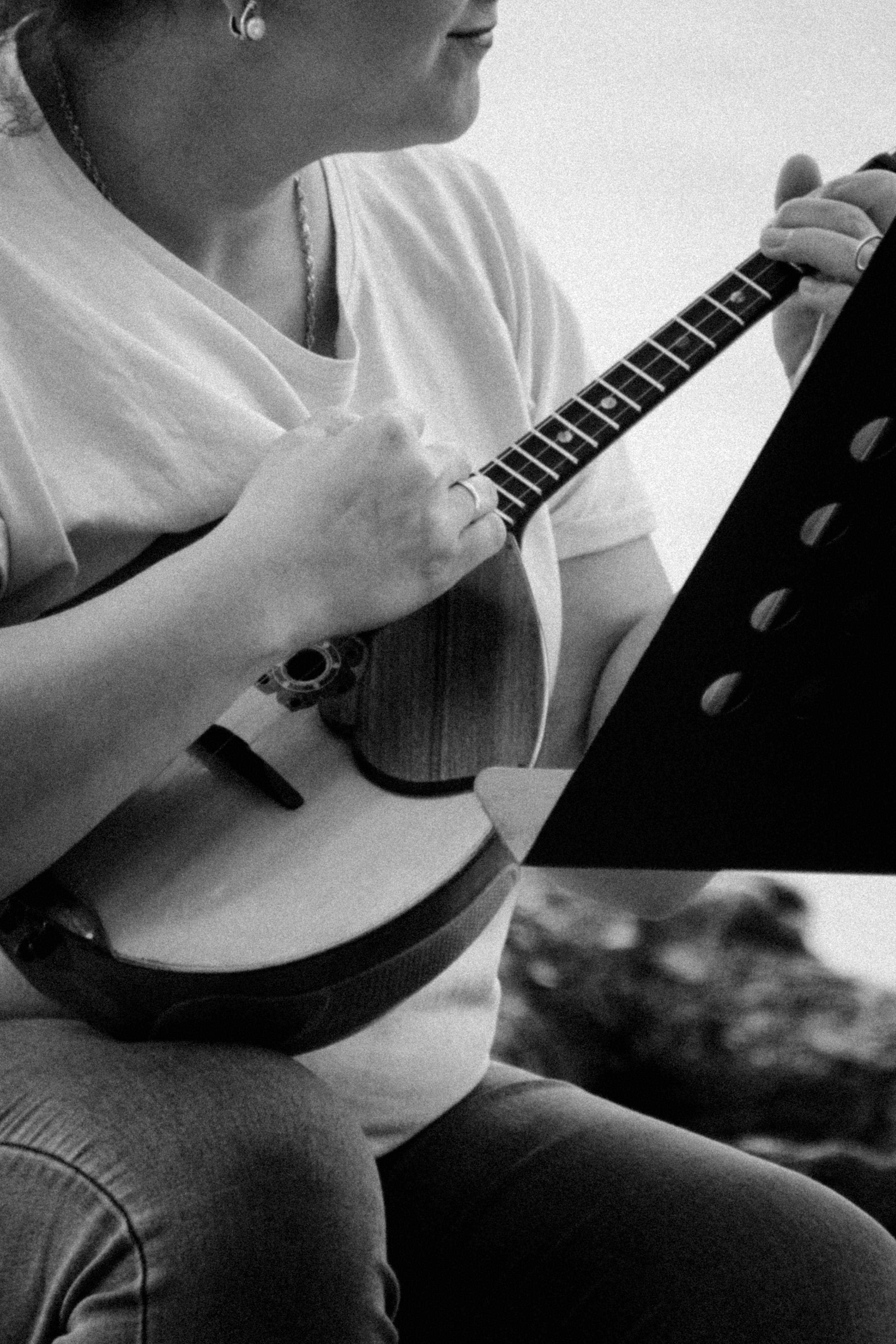 Whisper of Strings: Focused Moment with a Lute in Hand
