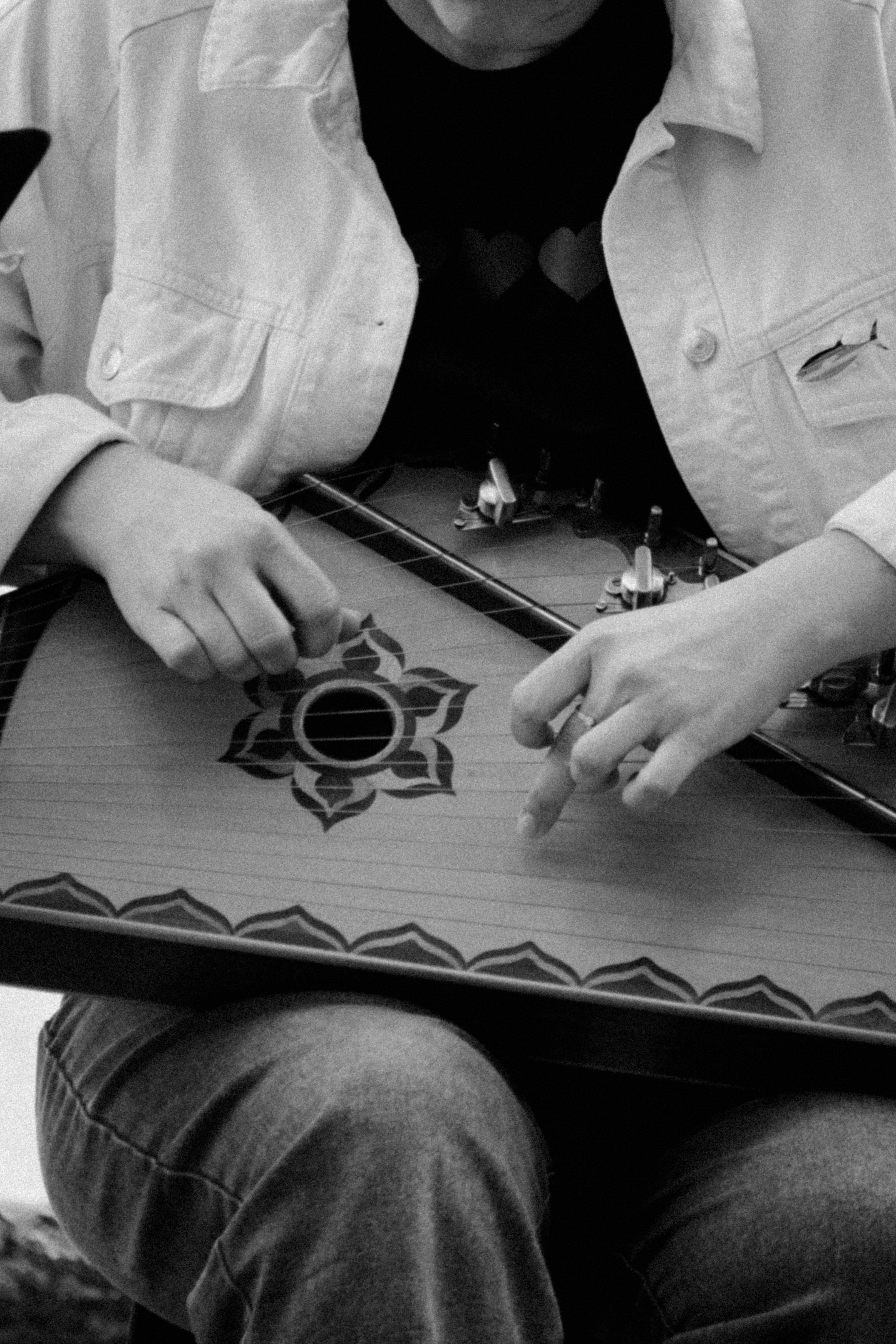 Hands on Strings: A Melodic Moment with a Zither