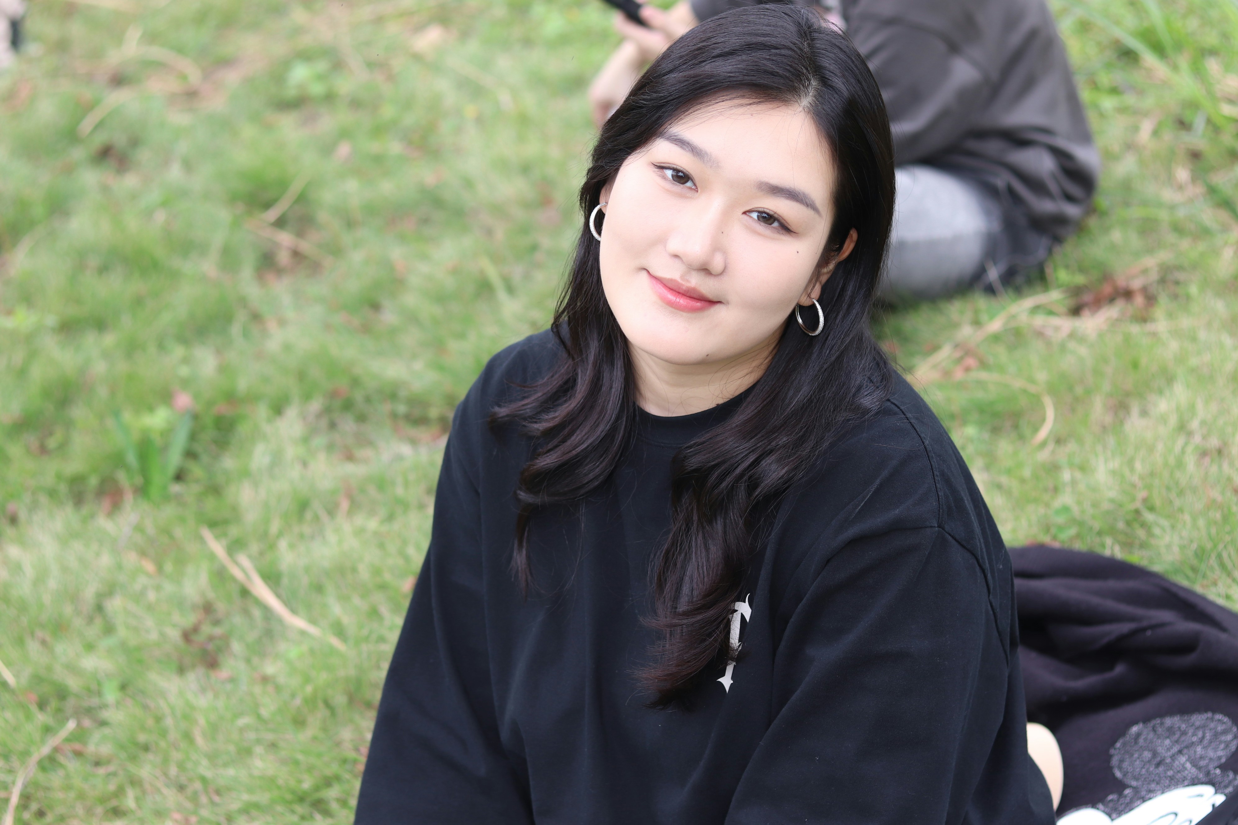Soft Focus Portrait in a Green Park