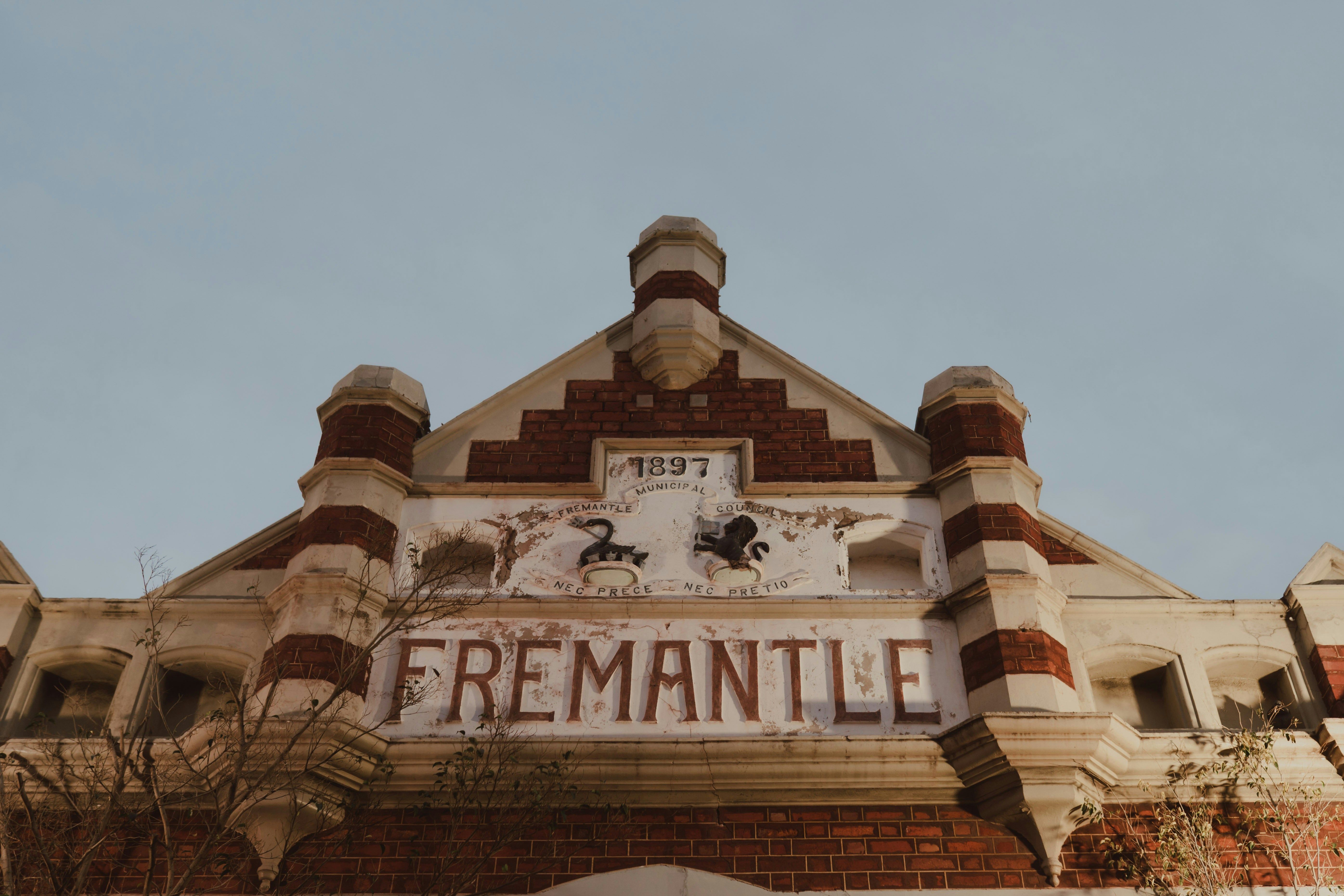 Fremantle Heritage Facade with Weathered Brickwork