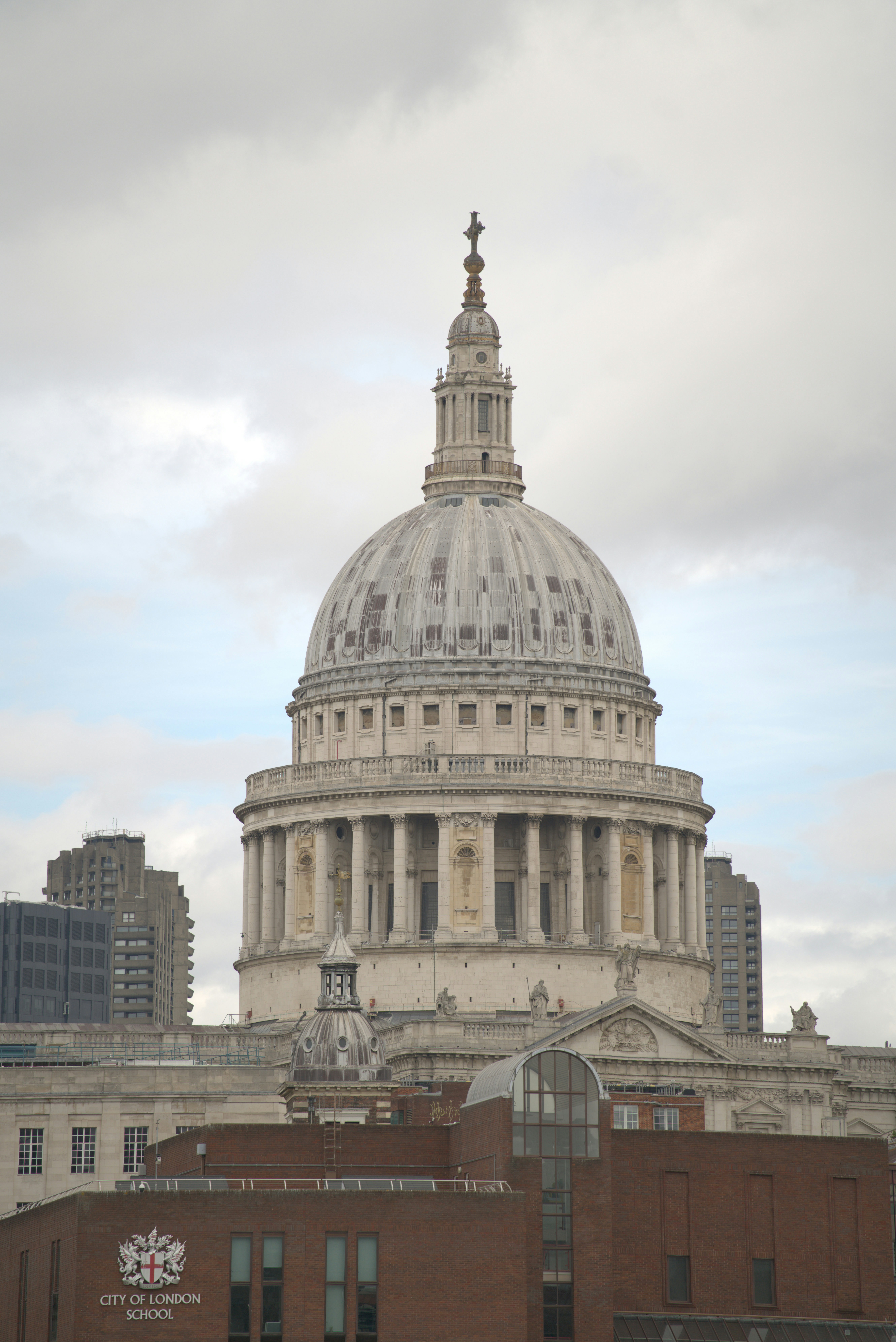 Stately Dome Against Evening Sky