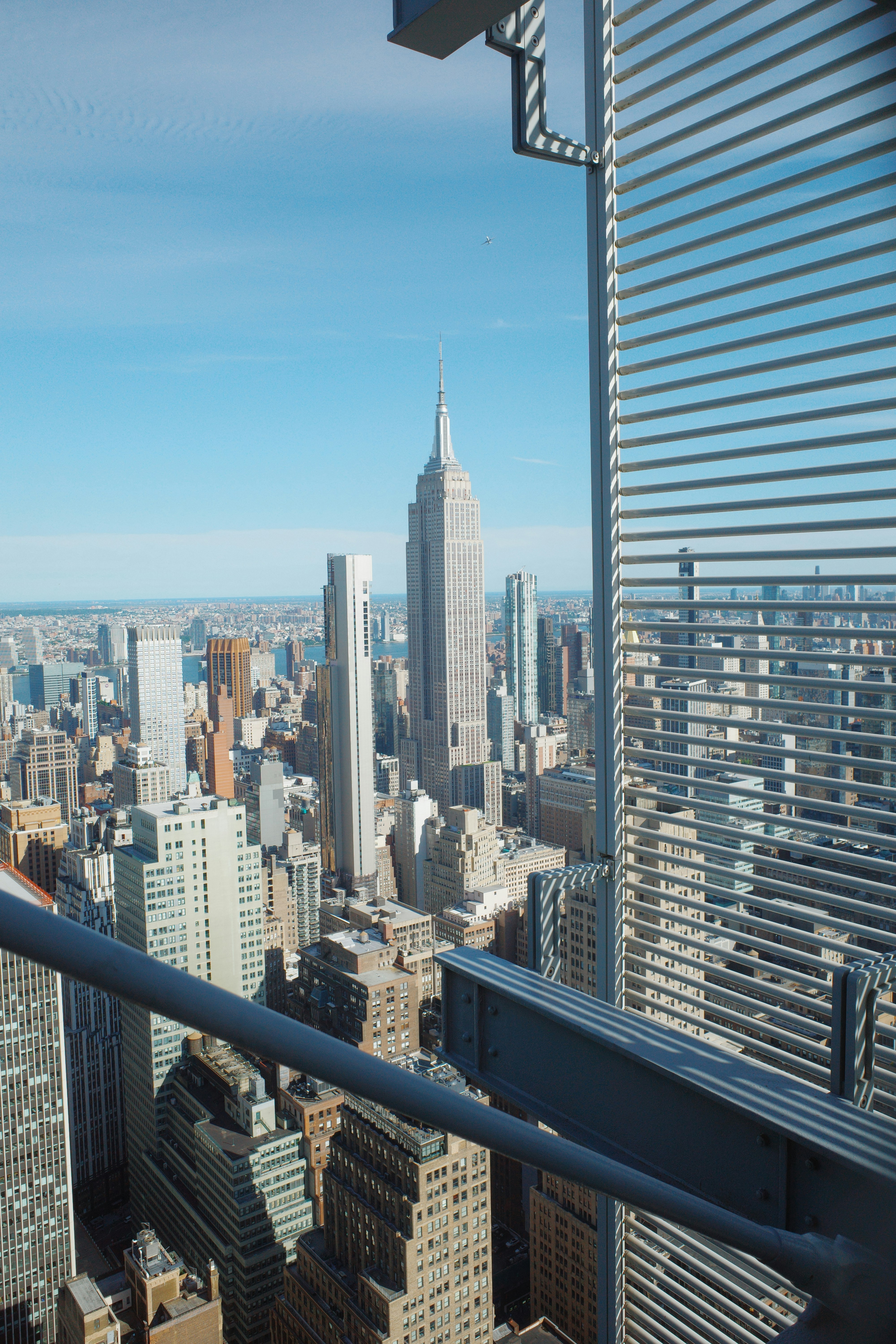 Skyline Serenade from a Balcony of Steel
