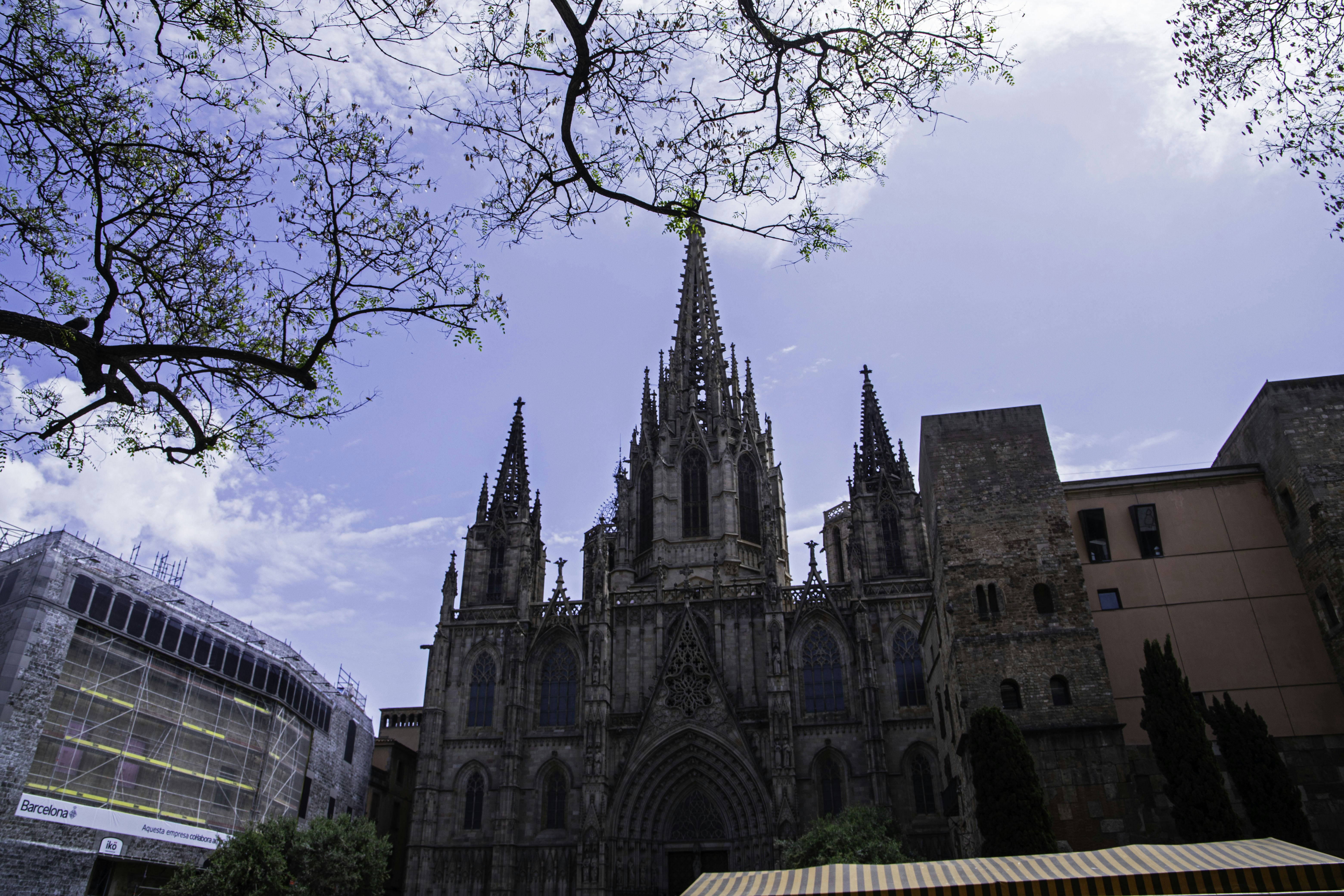 Spire and Stoneage: Cathedral Front in Soft Daylight