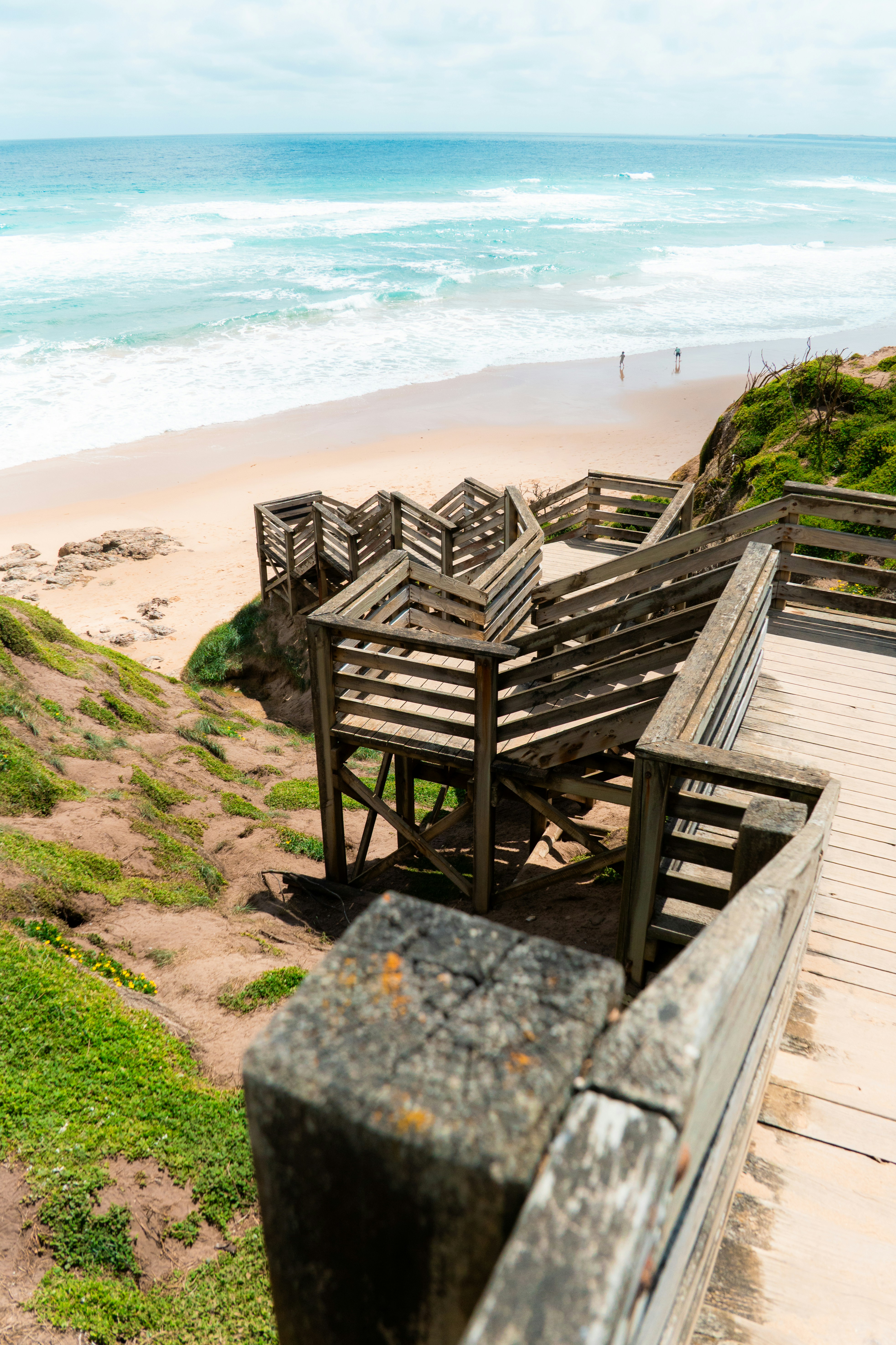 Clifftop Boardwalk Invites a Seaside Descent