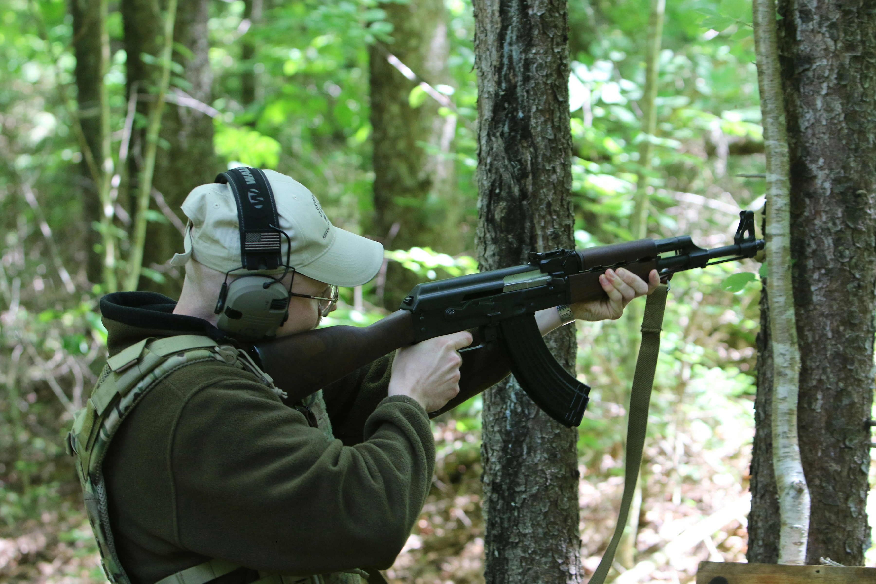 Forest Marksman: Focused Aim Through the Pines