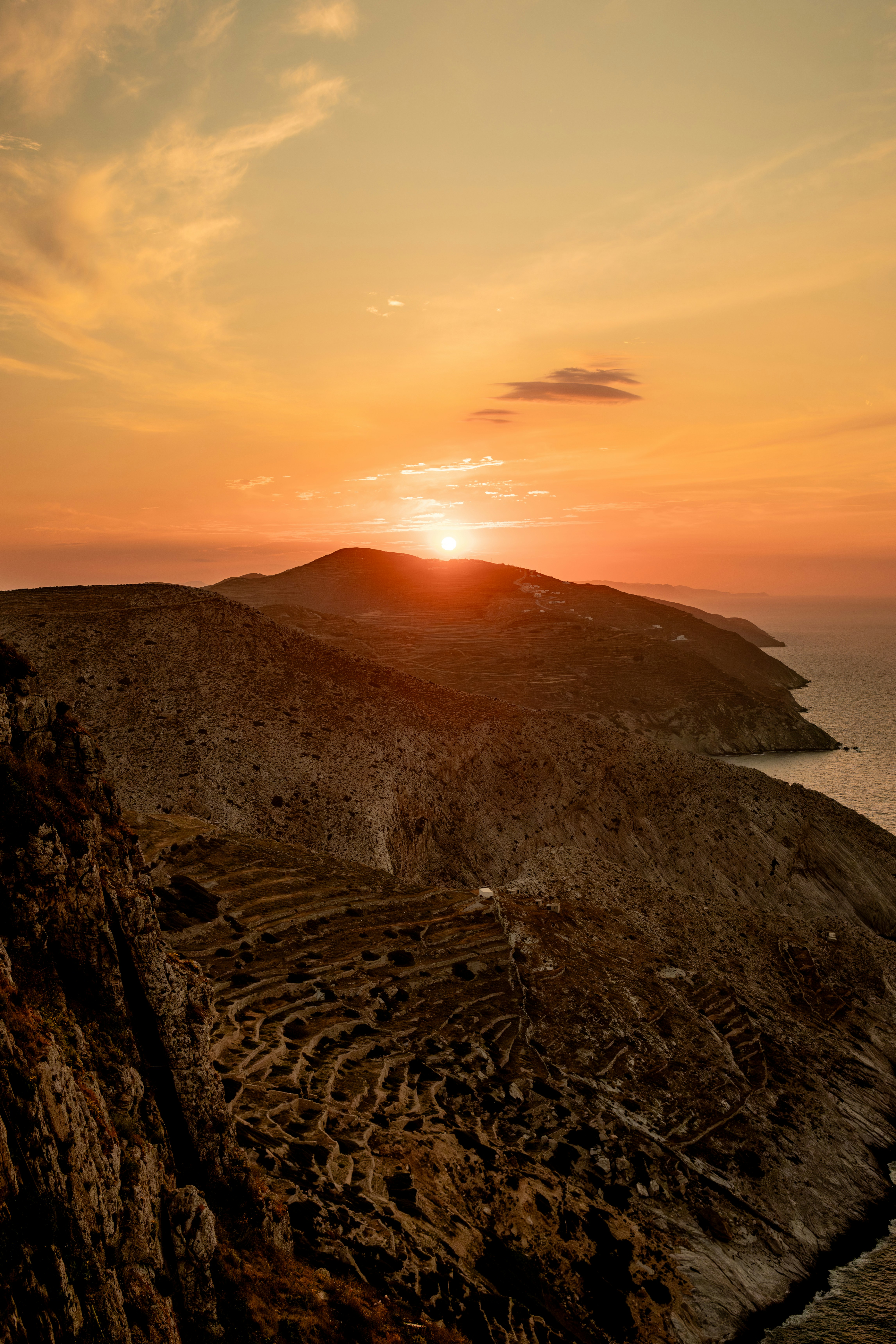 Sunset Crown over Rugged Cape