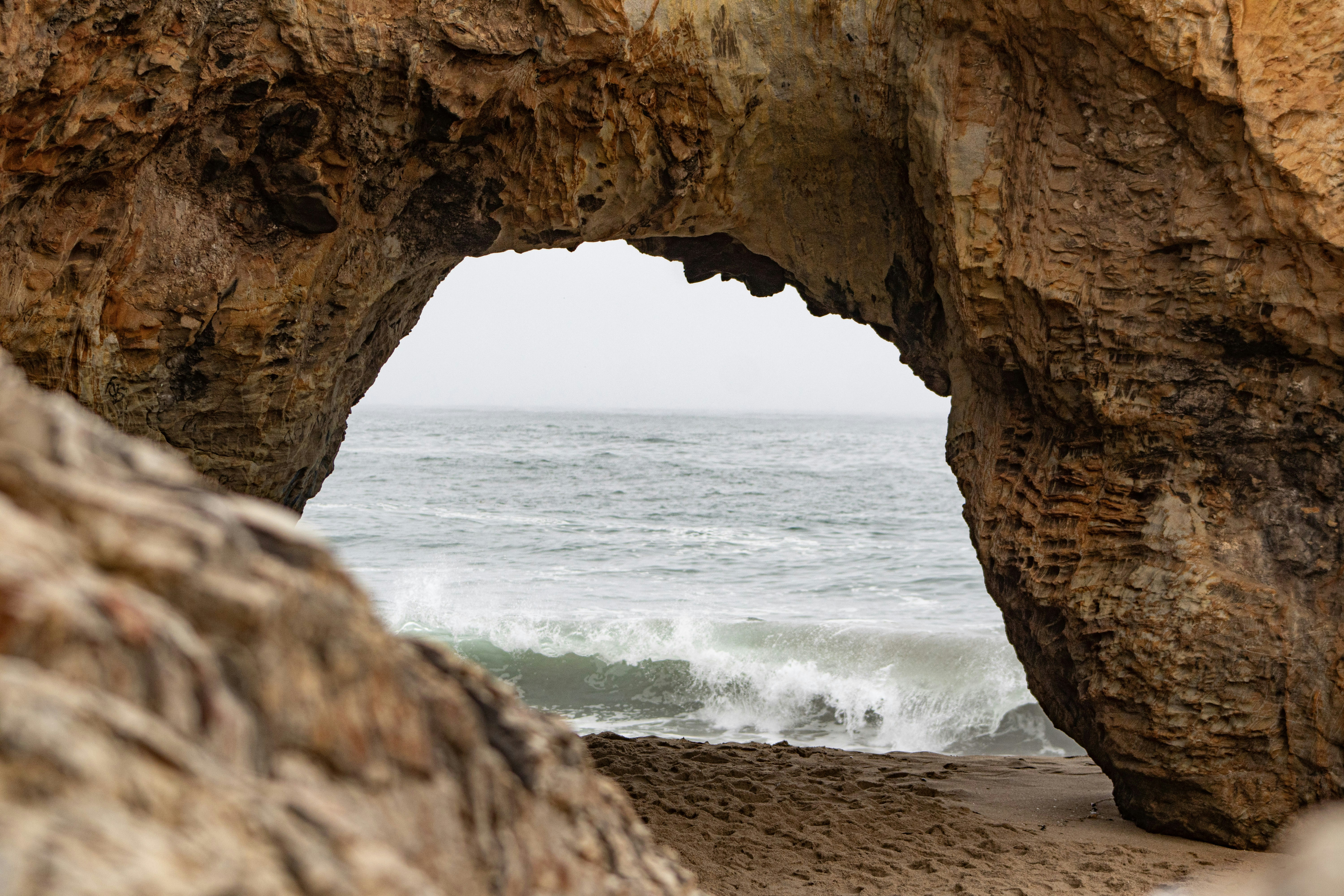 Natural Arch Window to the Sea