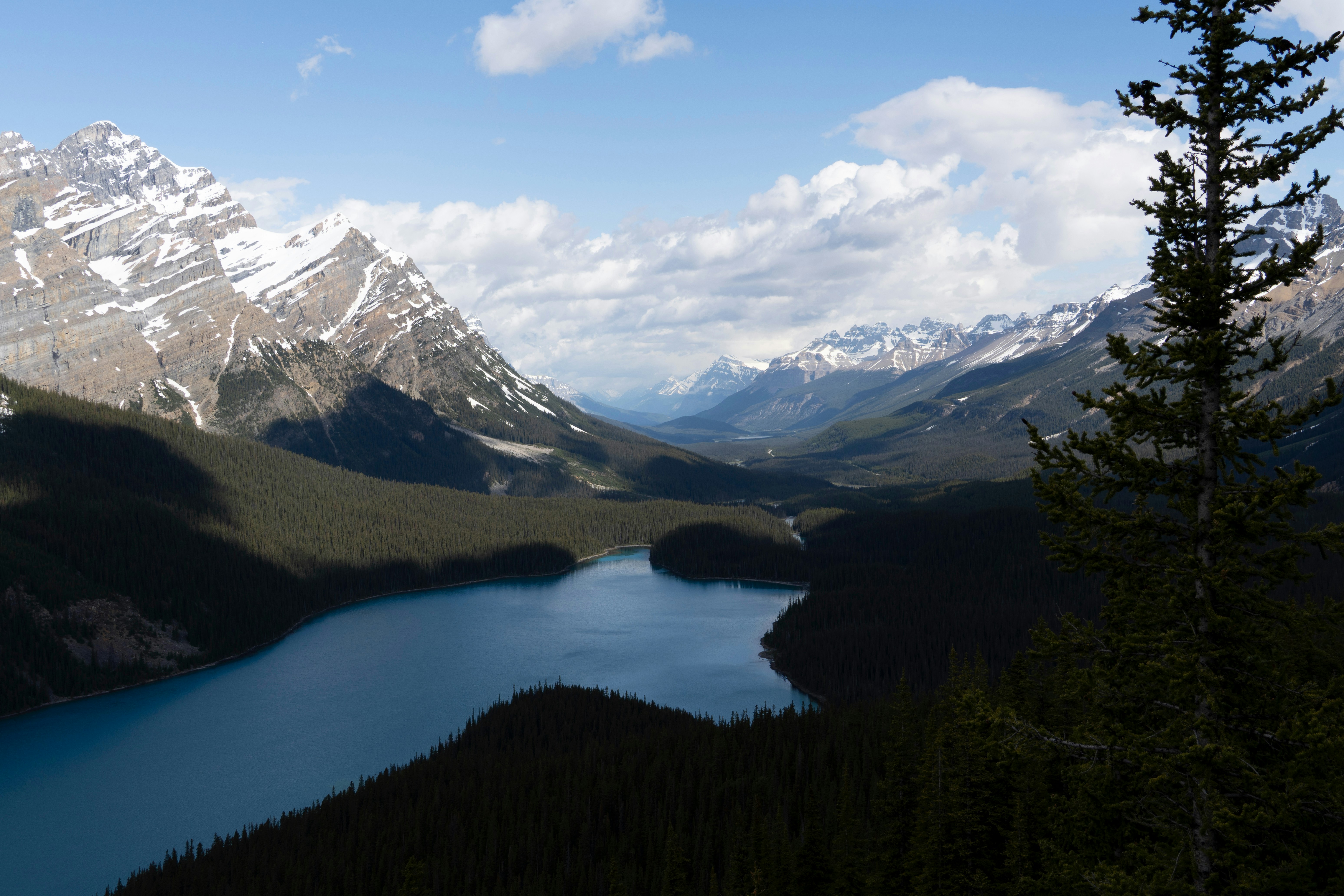 Glacial Vale: A Serene Highway Through Snowbound Peaks