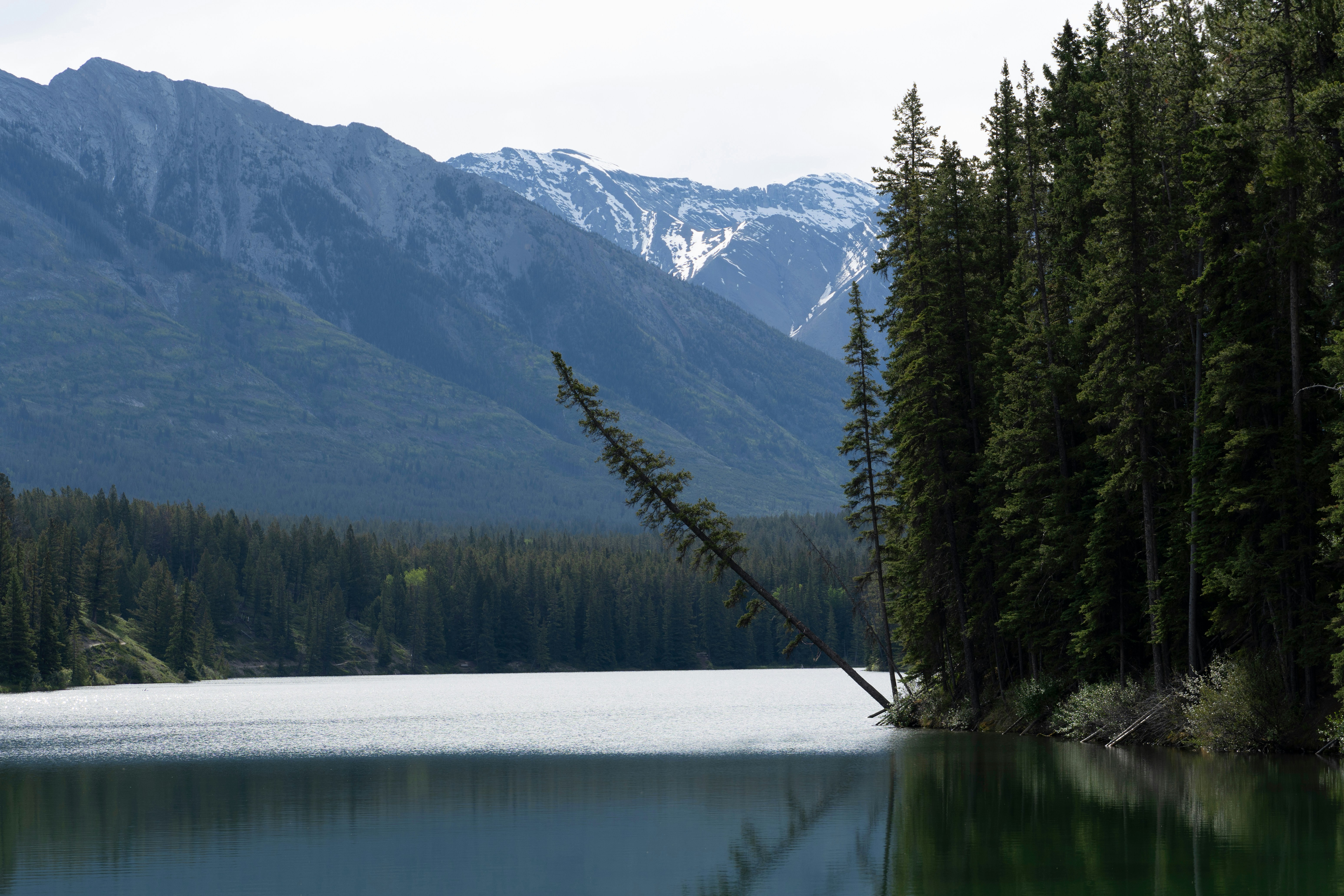 Still Waters Under Snow-Capped Peaks