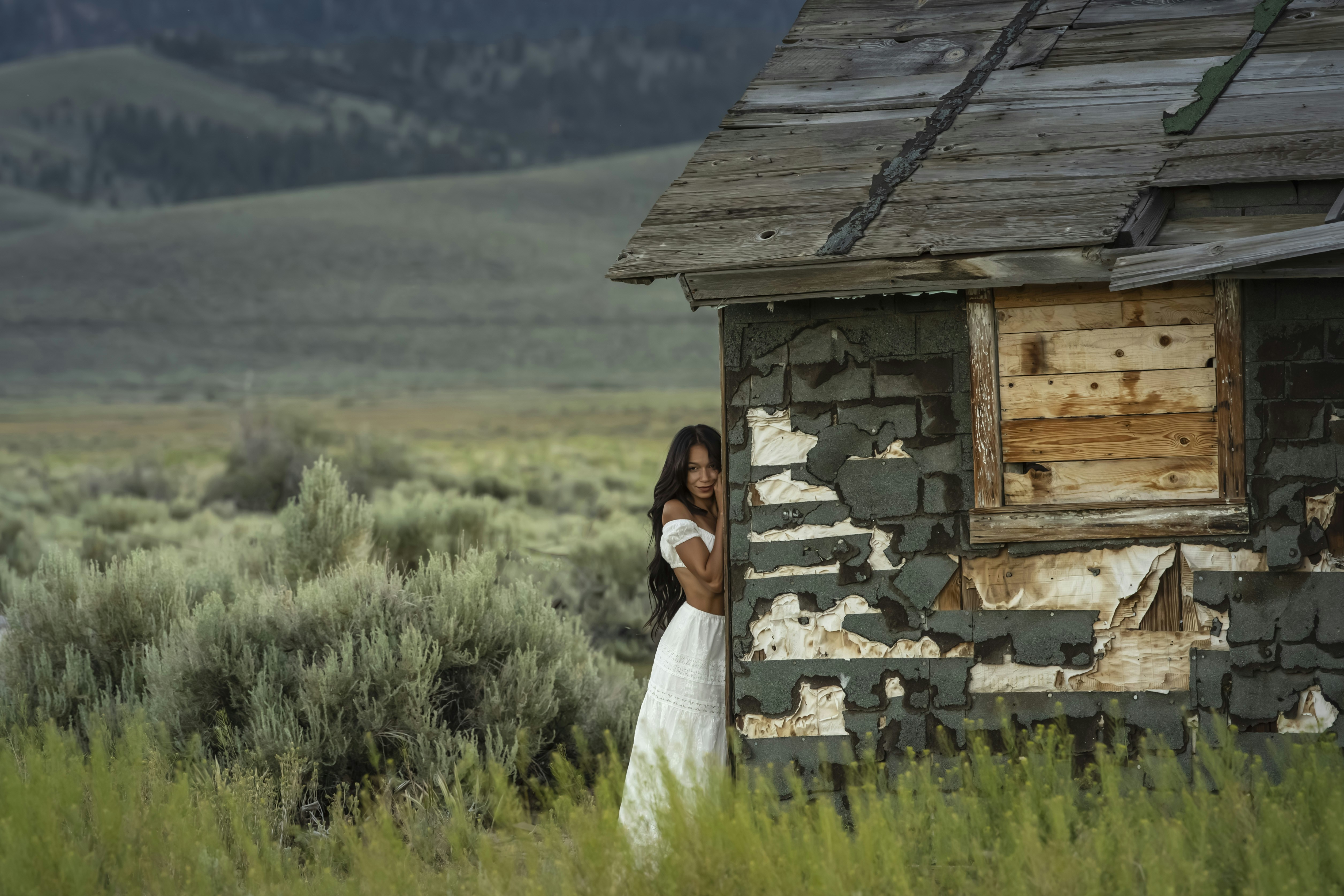 Hidden Bride in the Rustic Outbuilding