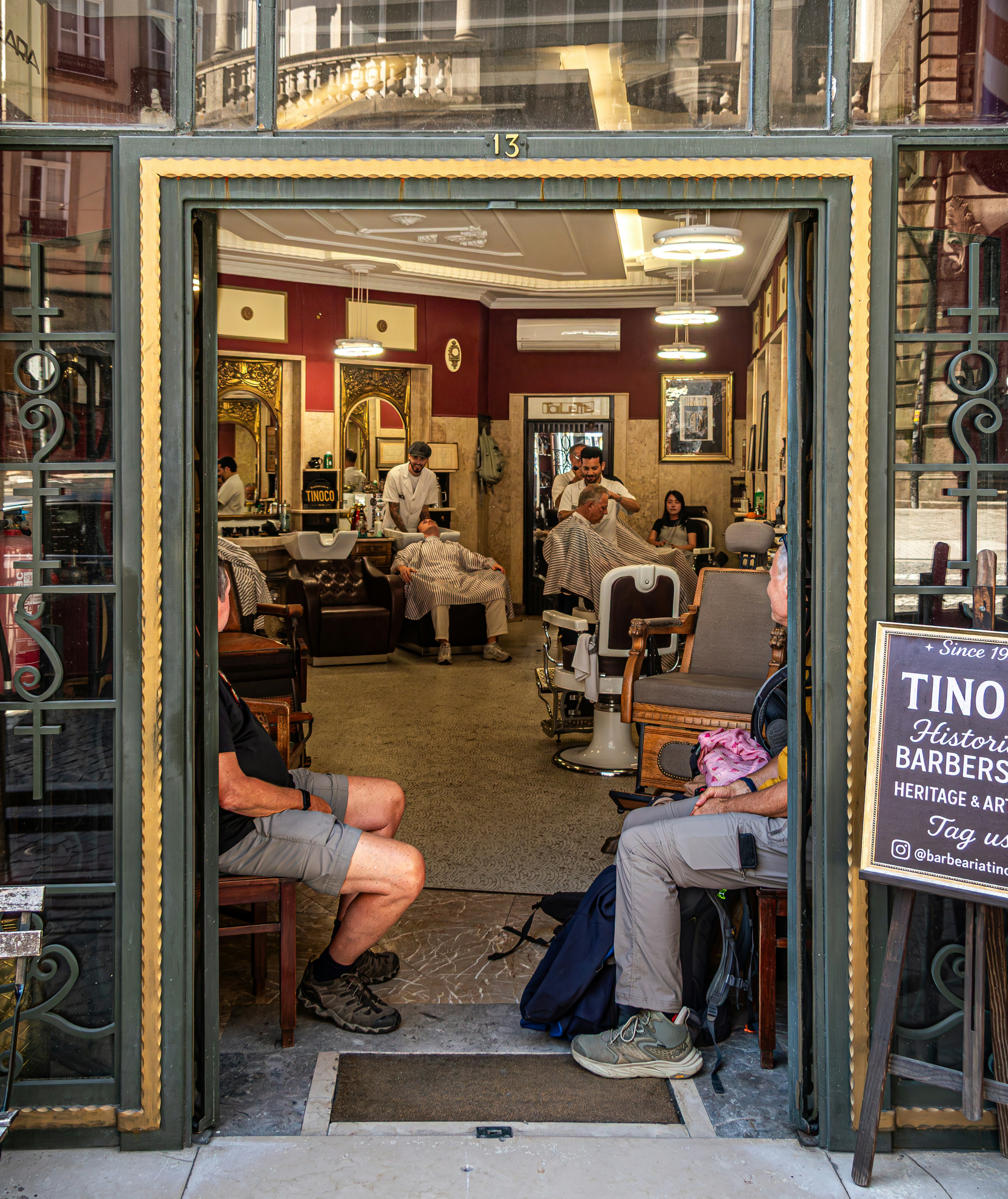 Open Chair, Open Window: A Barbershop Portrait in Warm Light