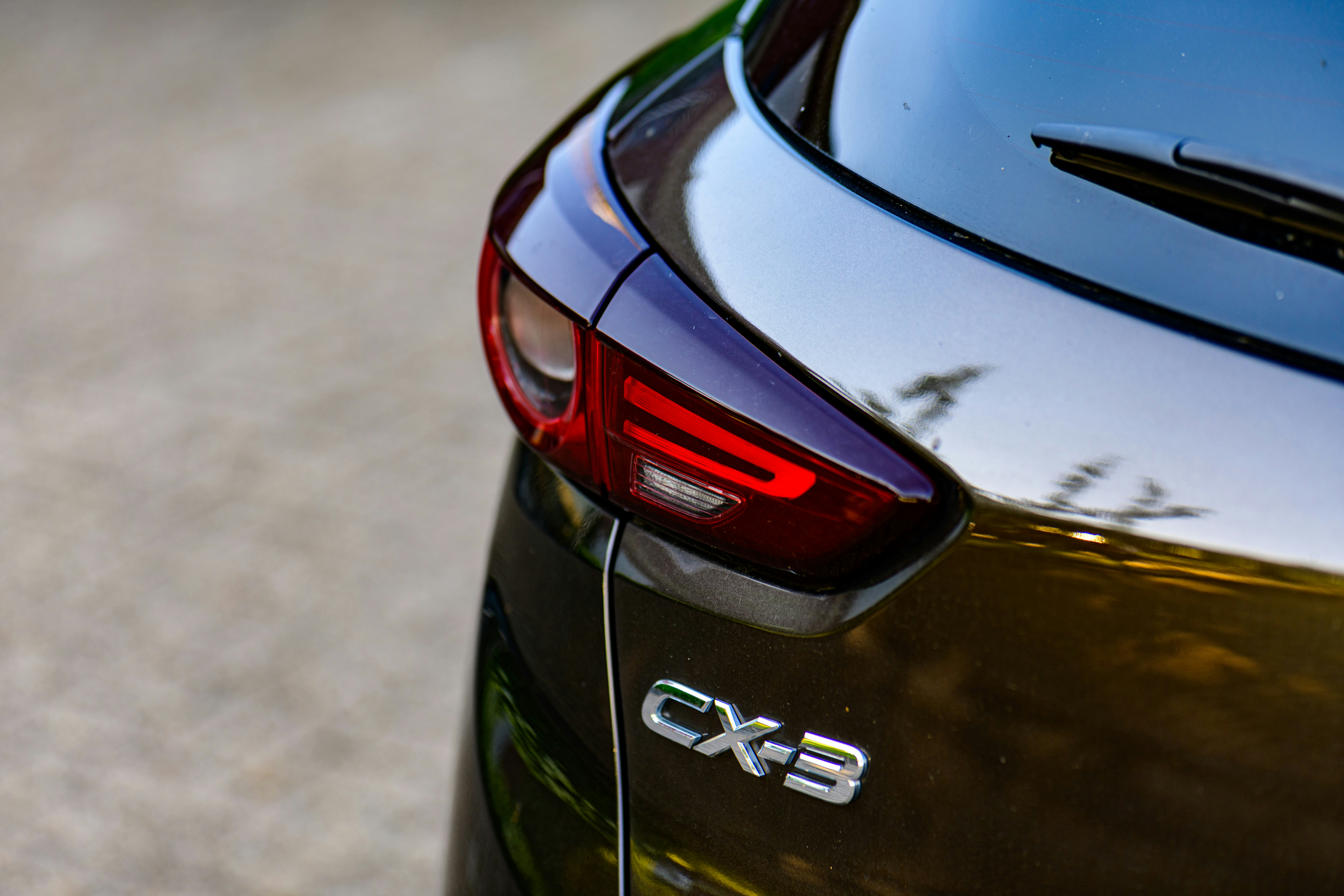 Rear Badge Reflections: The Mazda CX-3 in Focus