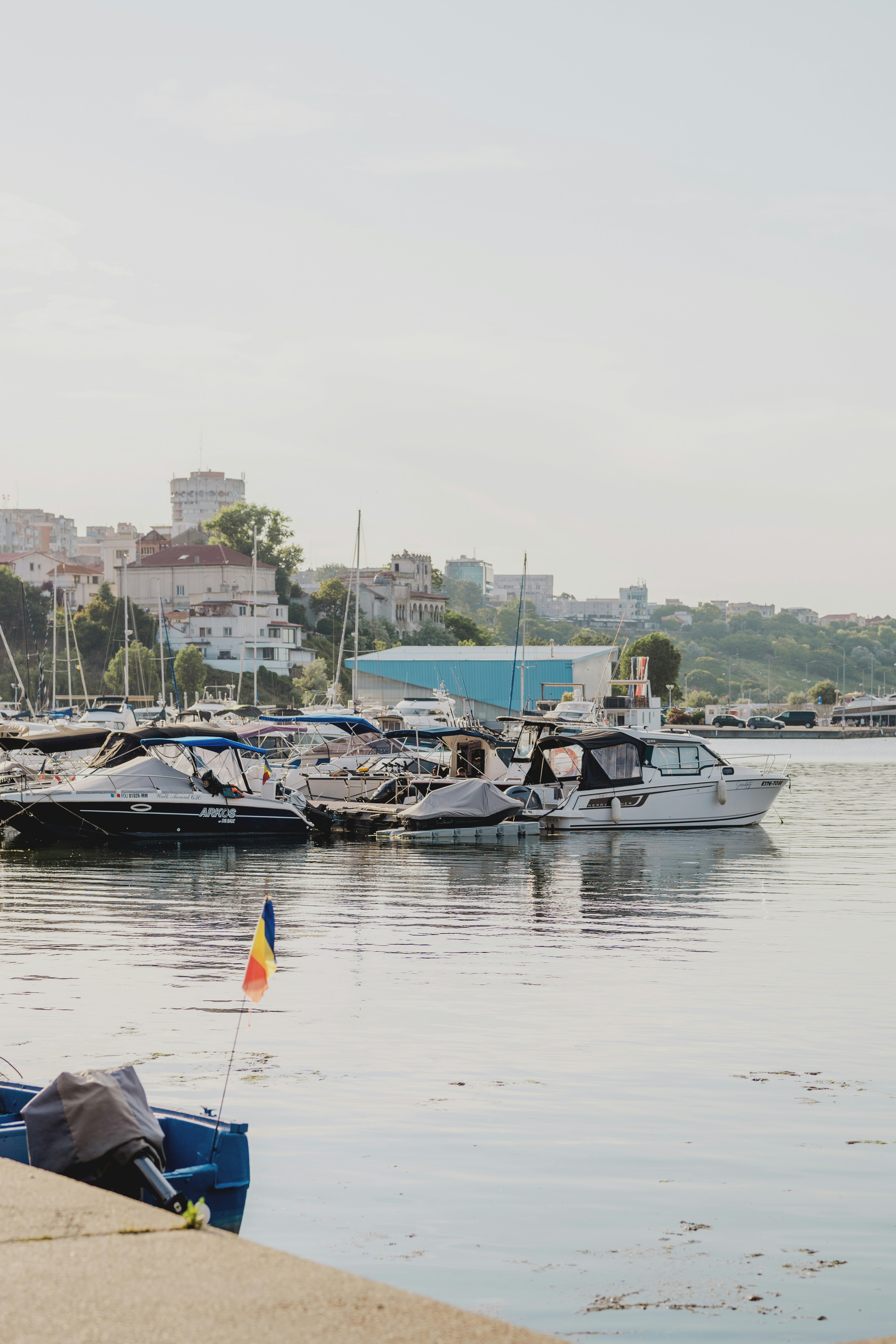 Harbor Quiet: Boats at Rest Along the Waterfront