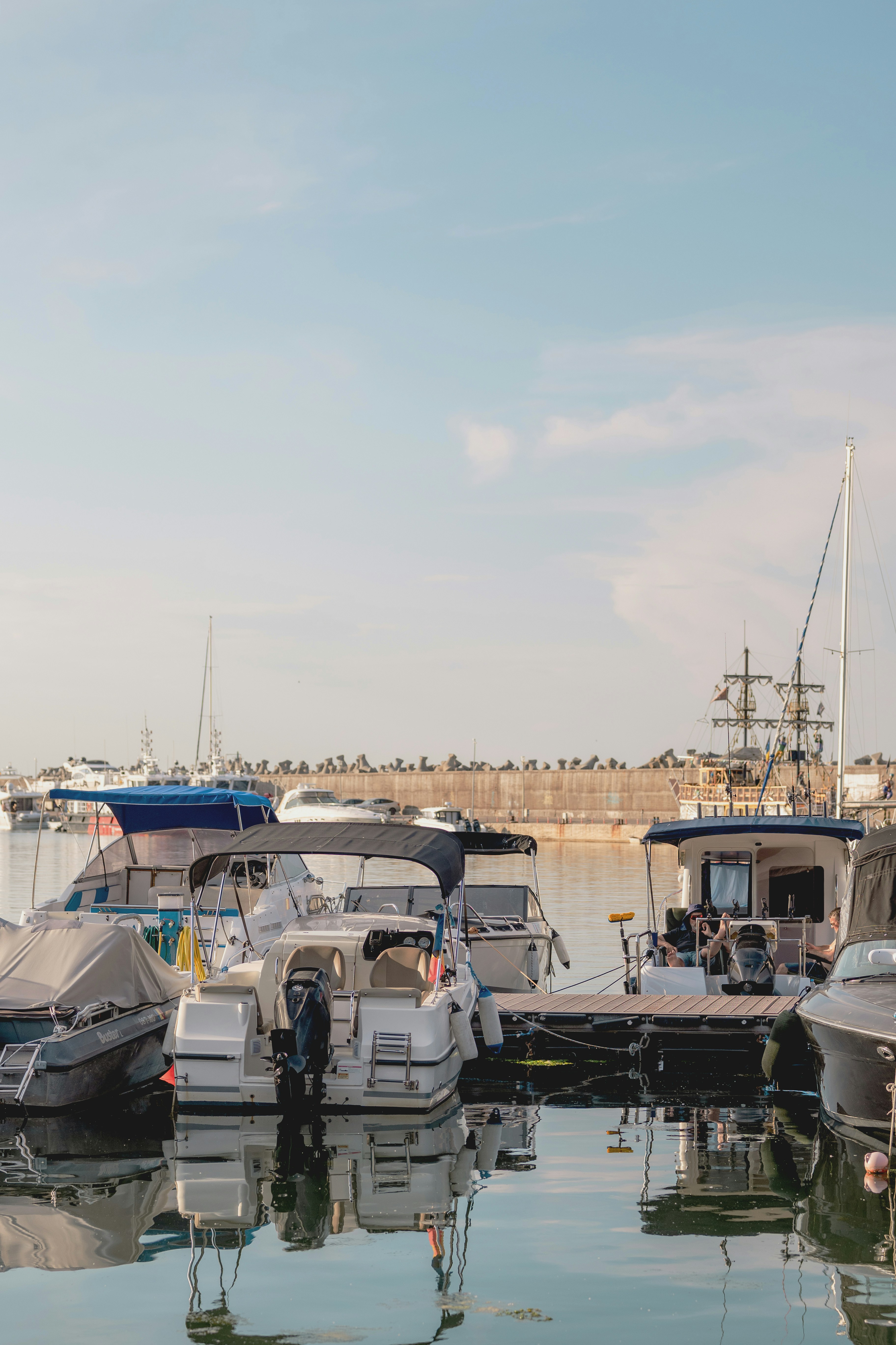 Harbor Boats at Dusk: A Calm Marina Portrait