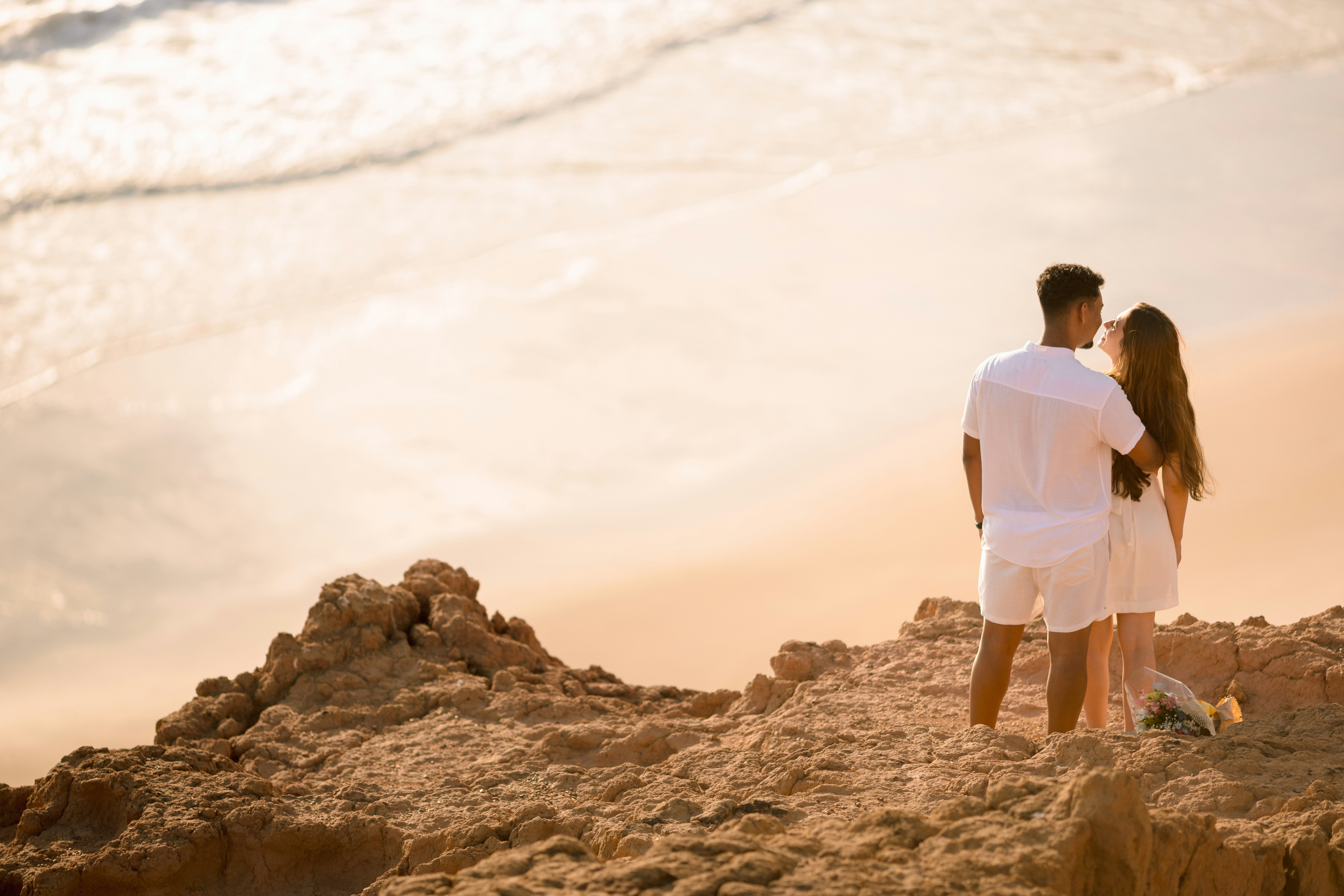 Coastal Embrace at Golden Hour