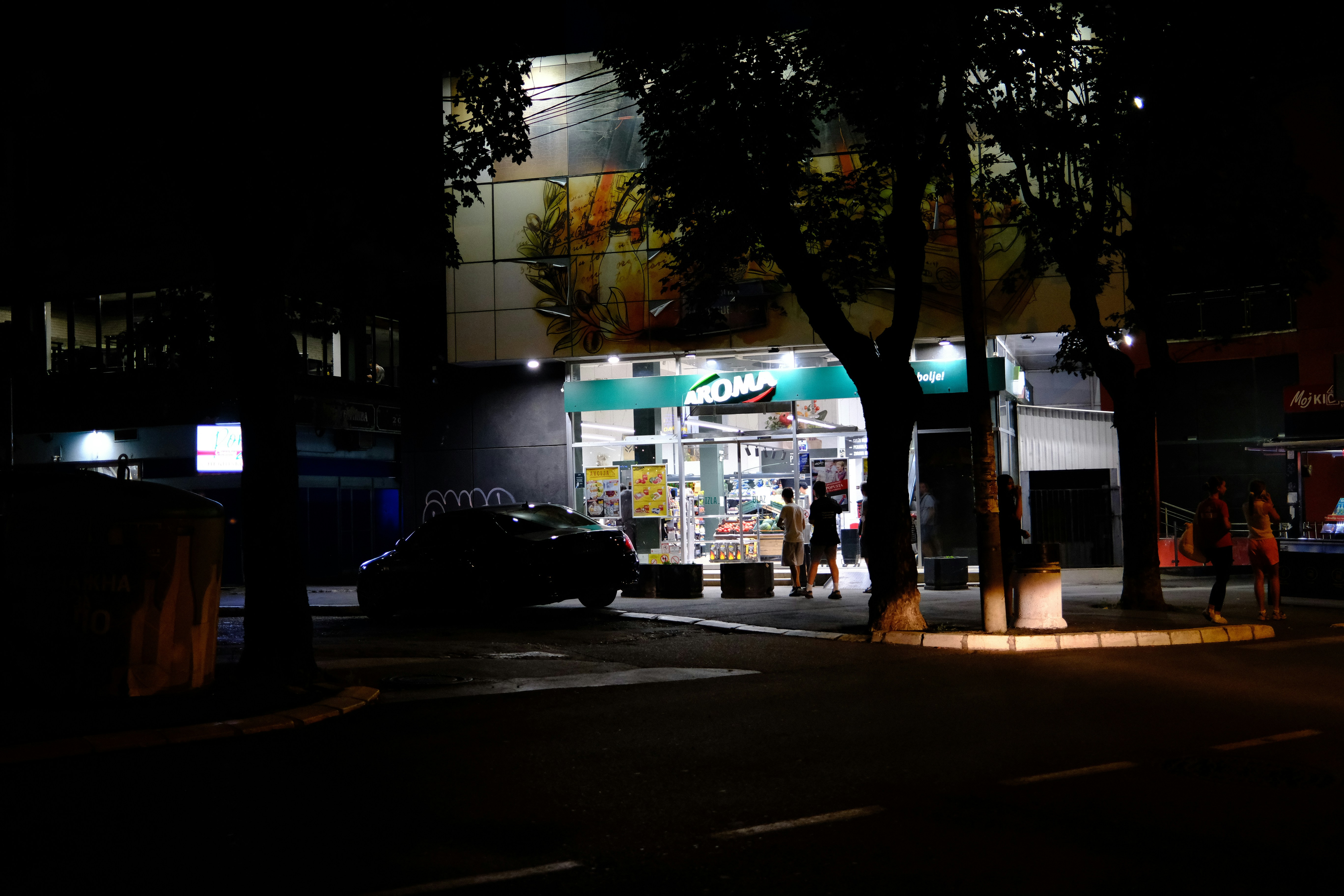 Night Market Glow: A Quiet Streetfront Comes Alive