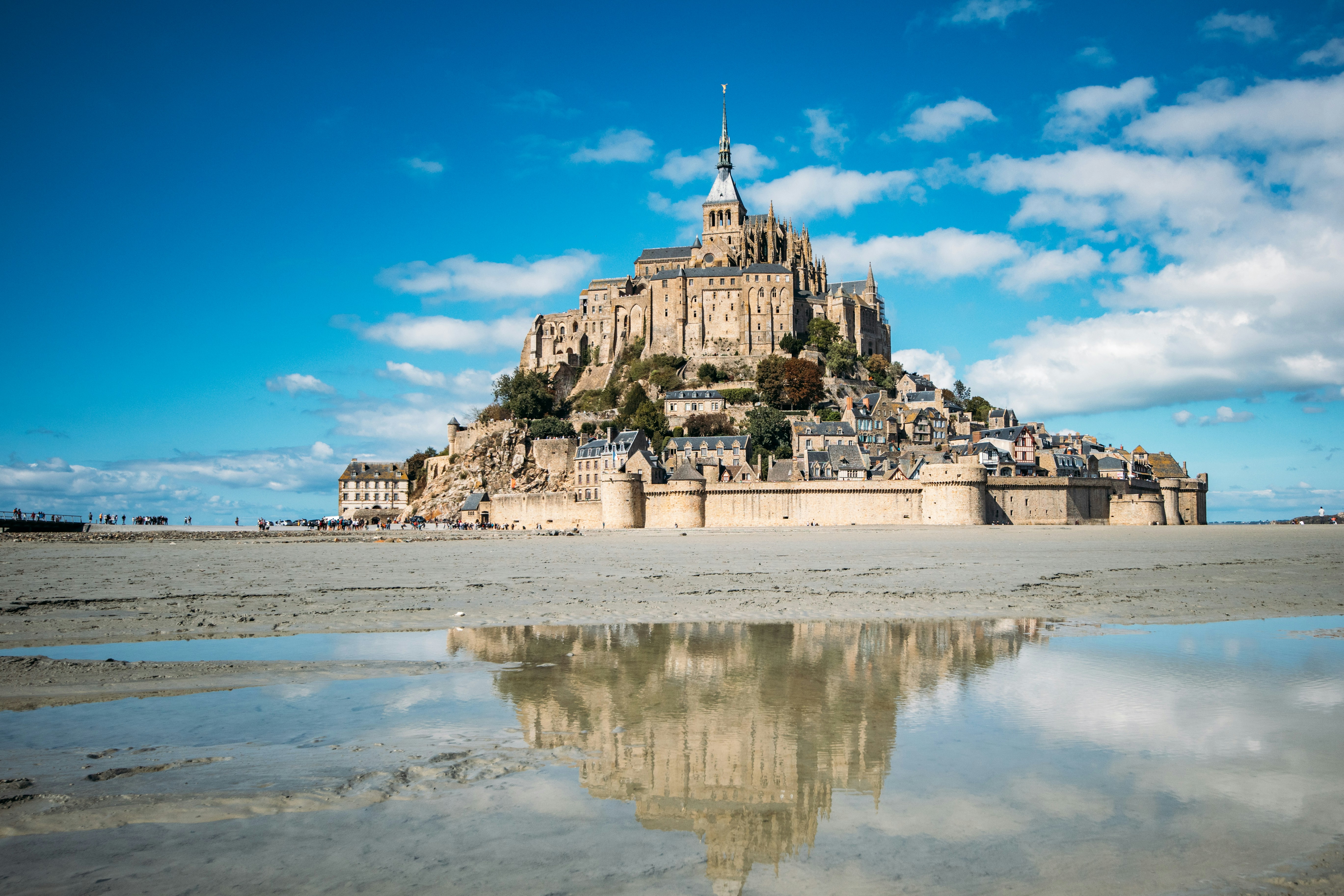 Mont Saint-Michel: Granite Fortress Rising from the Tidal Plain