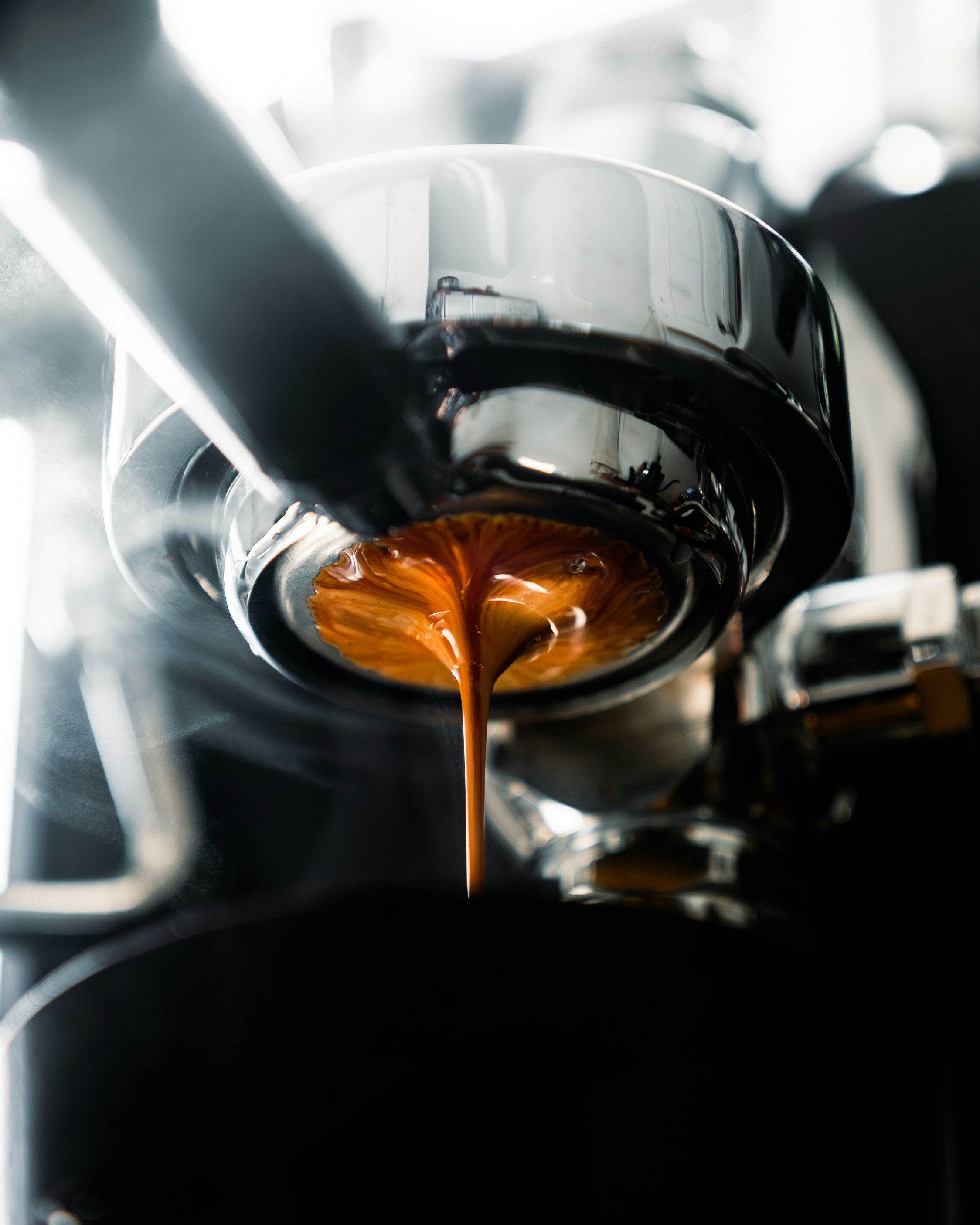 Flowing Caramel through the Espresso Ring