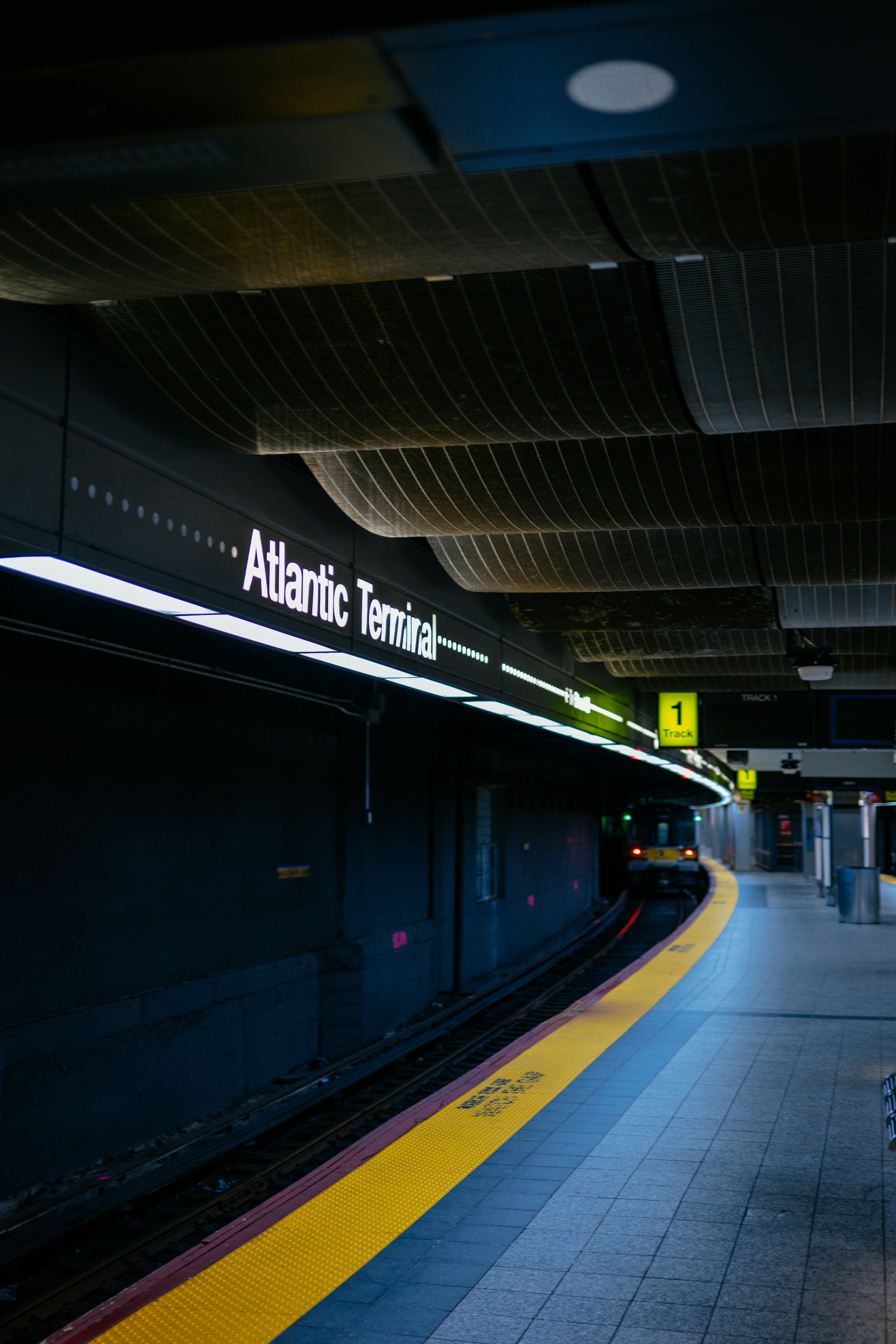 Atlantic Terminal Platform Edge at Dusk