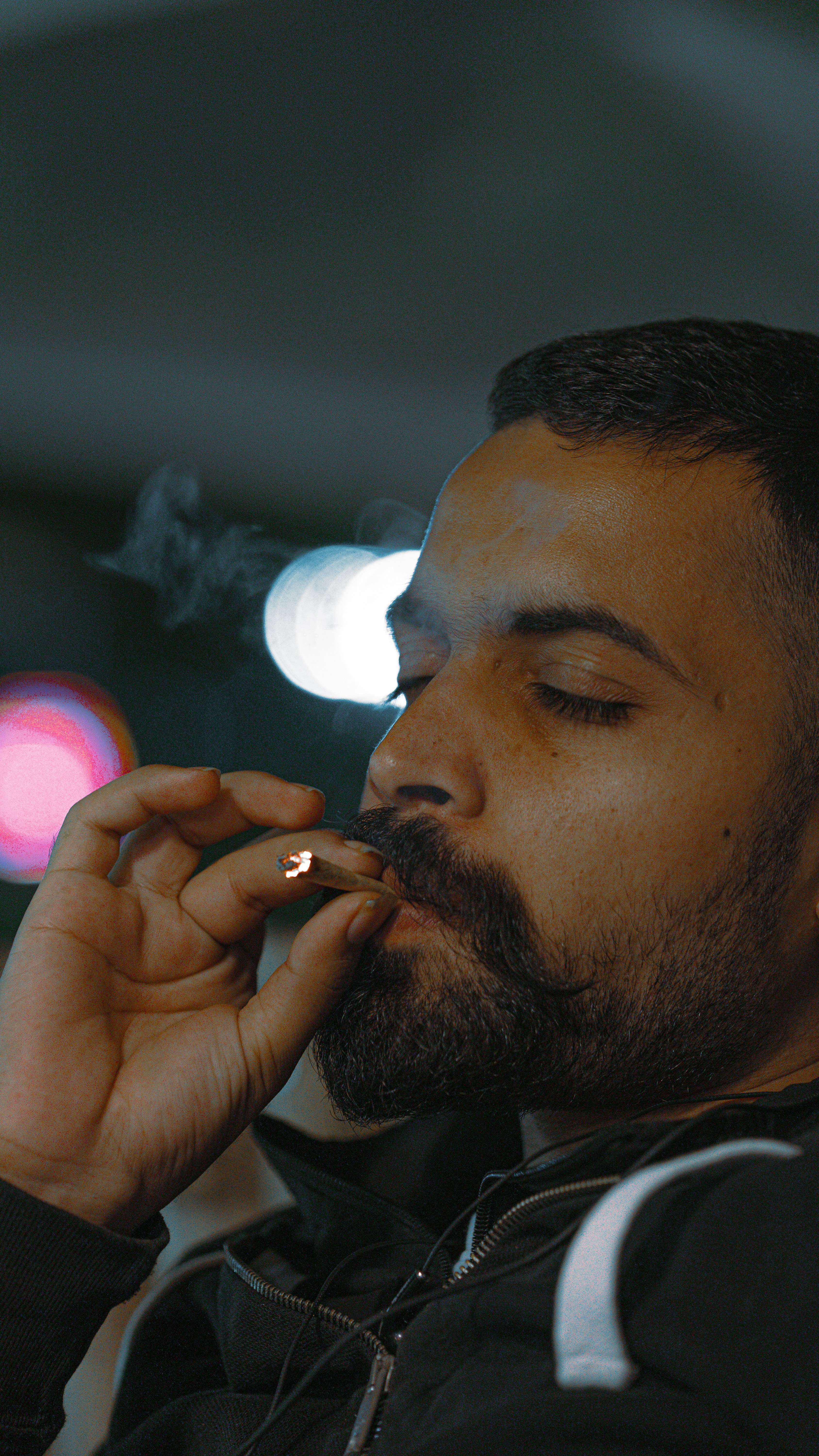 Midnight Ritual: Smoke and Quiet Focus