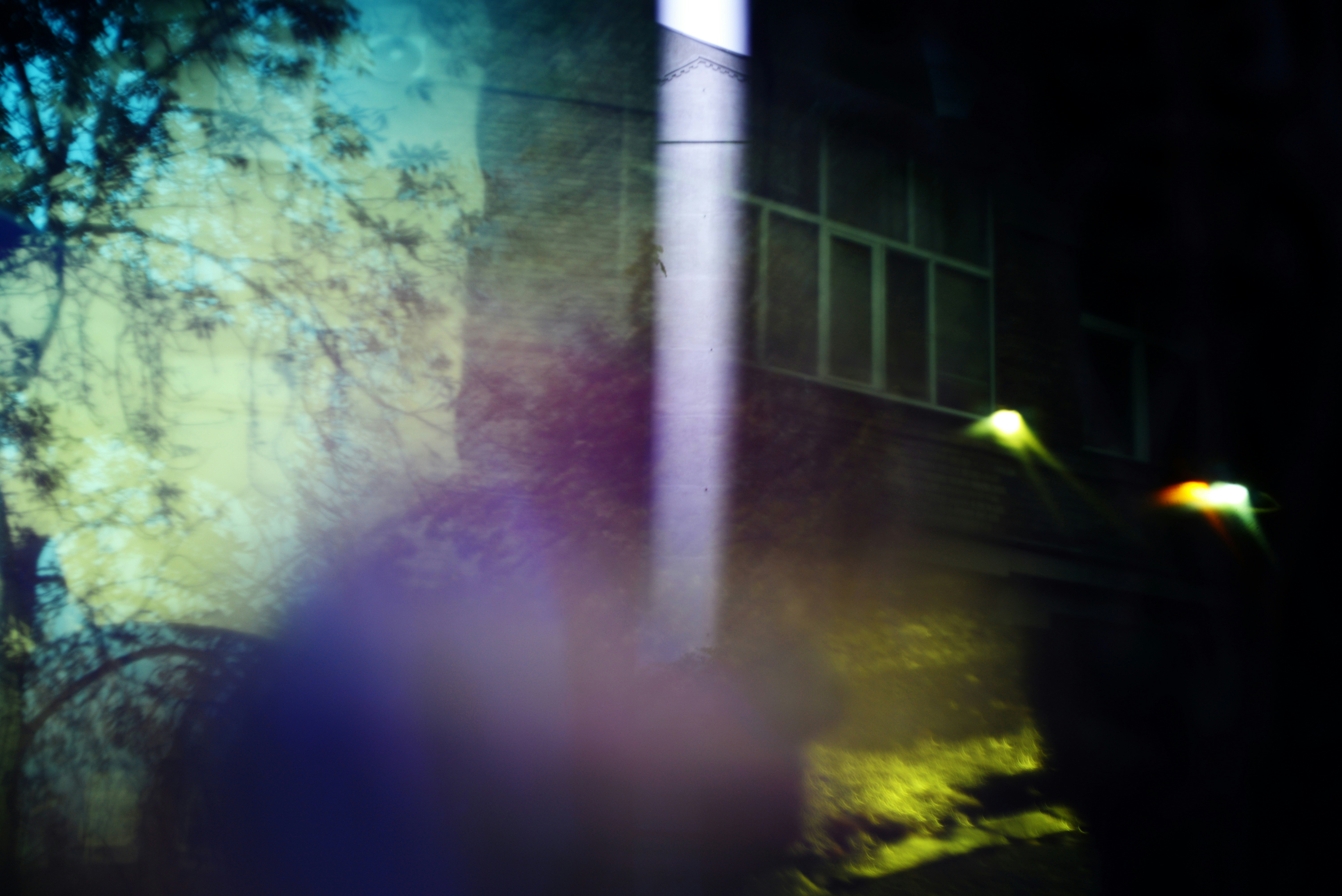 Neon Fog on a City Night