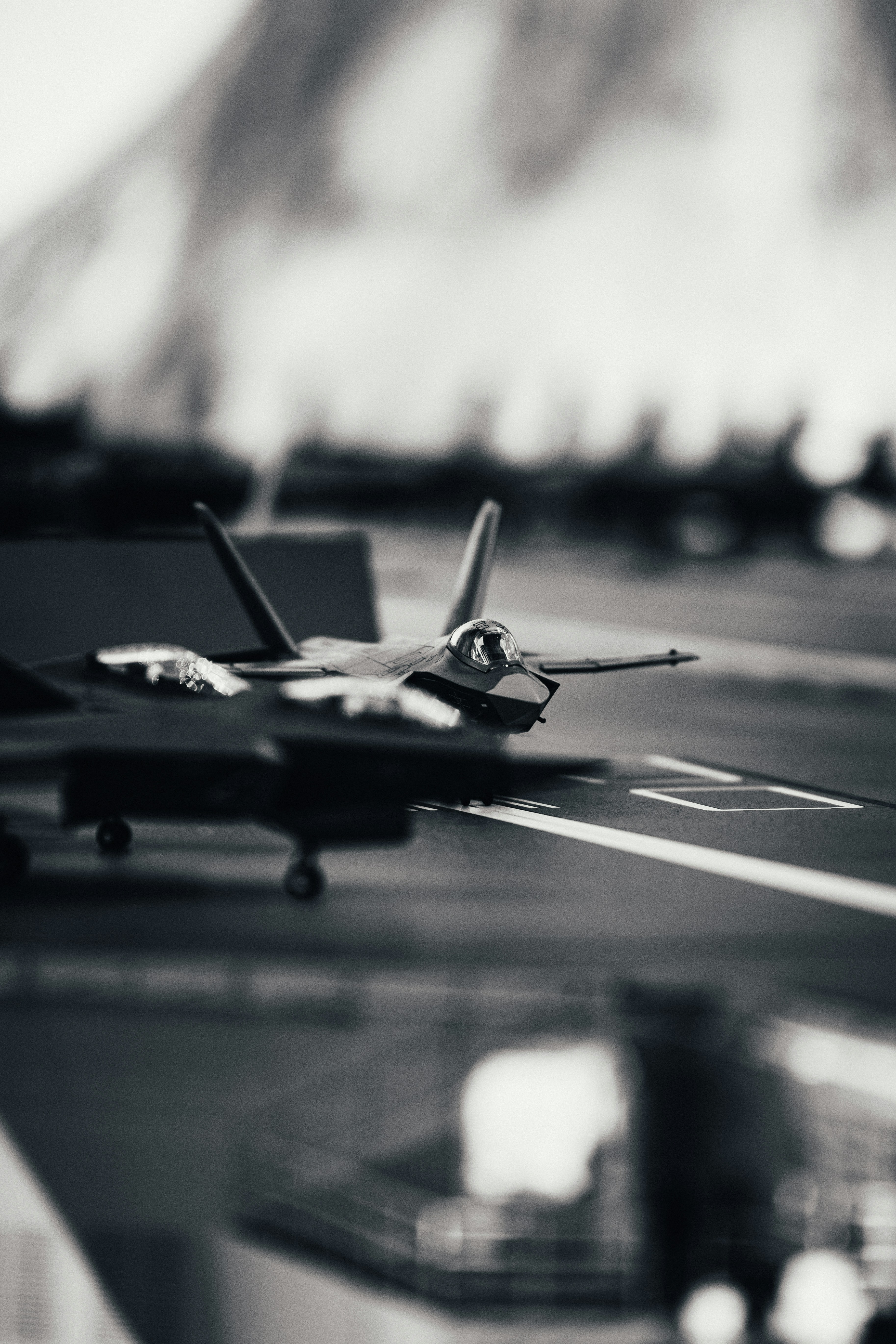 Landing Runway: The Quiet Mirage of a F-18 on a Mission Deck