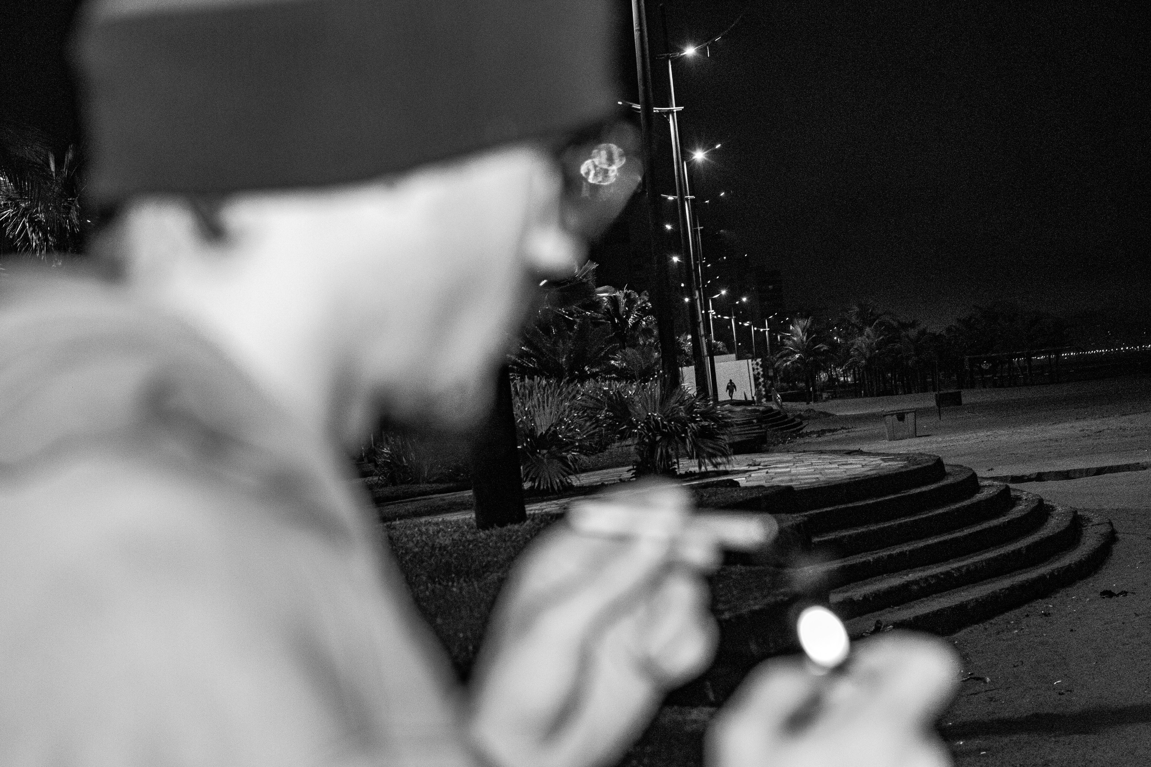 Blurred Night Narration: A Falconer of Light in Soft Focus